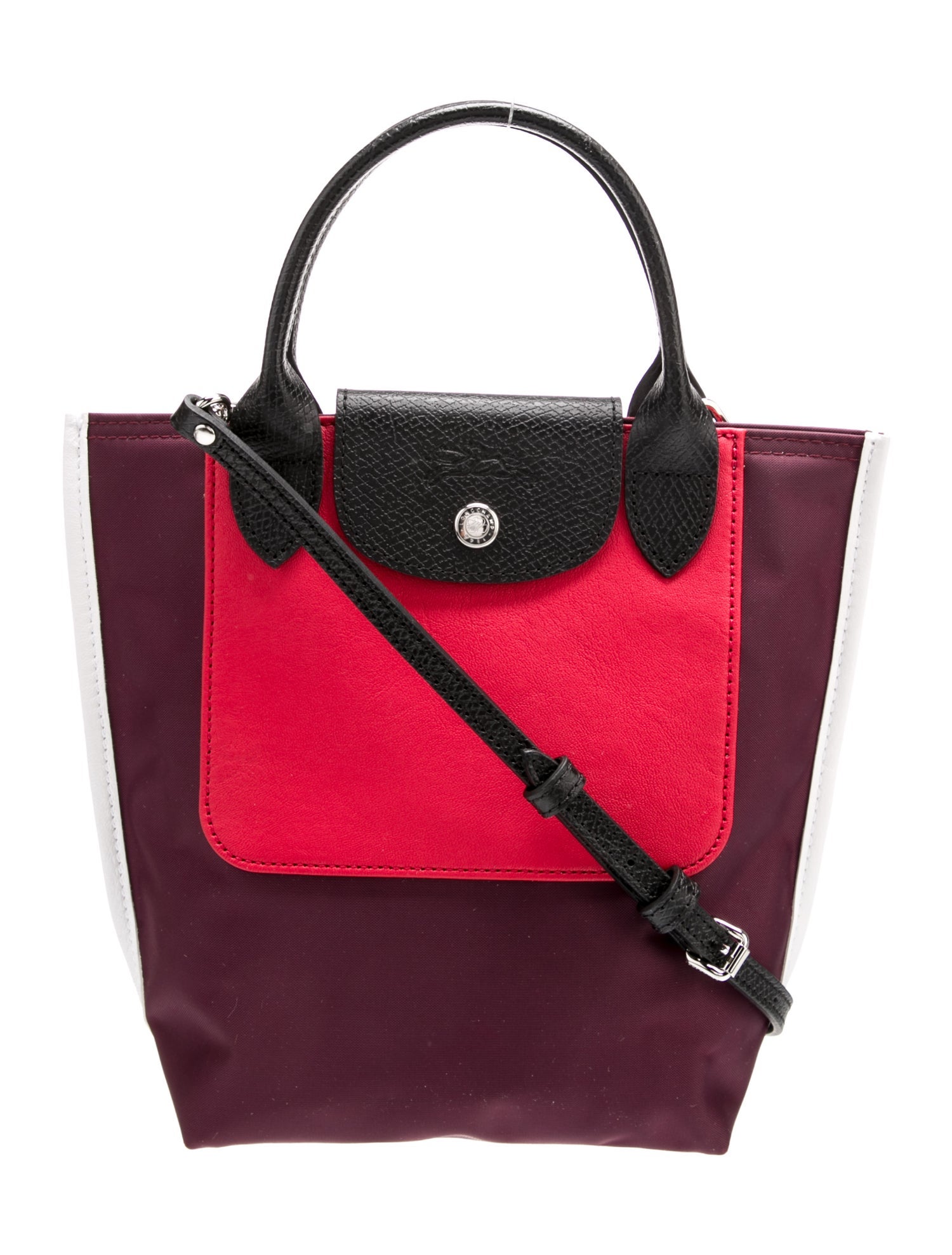 Longchamp Nylon Top Handle Bag - Pink Handle Bags, Handbags - WL887225 ...