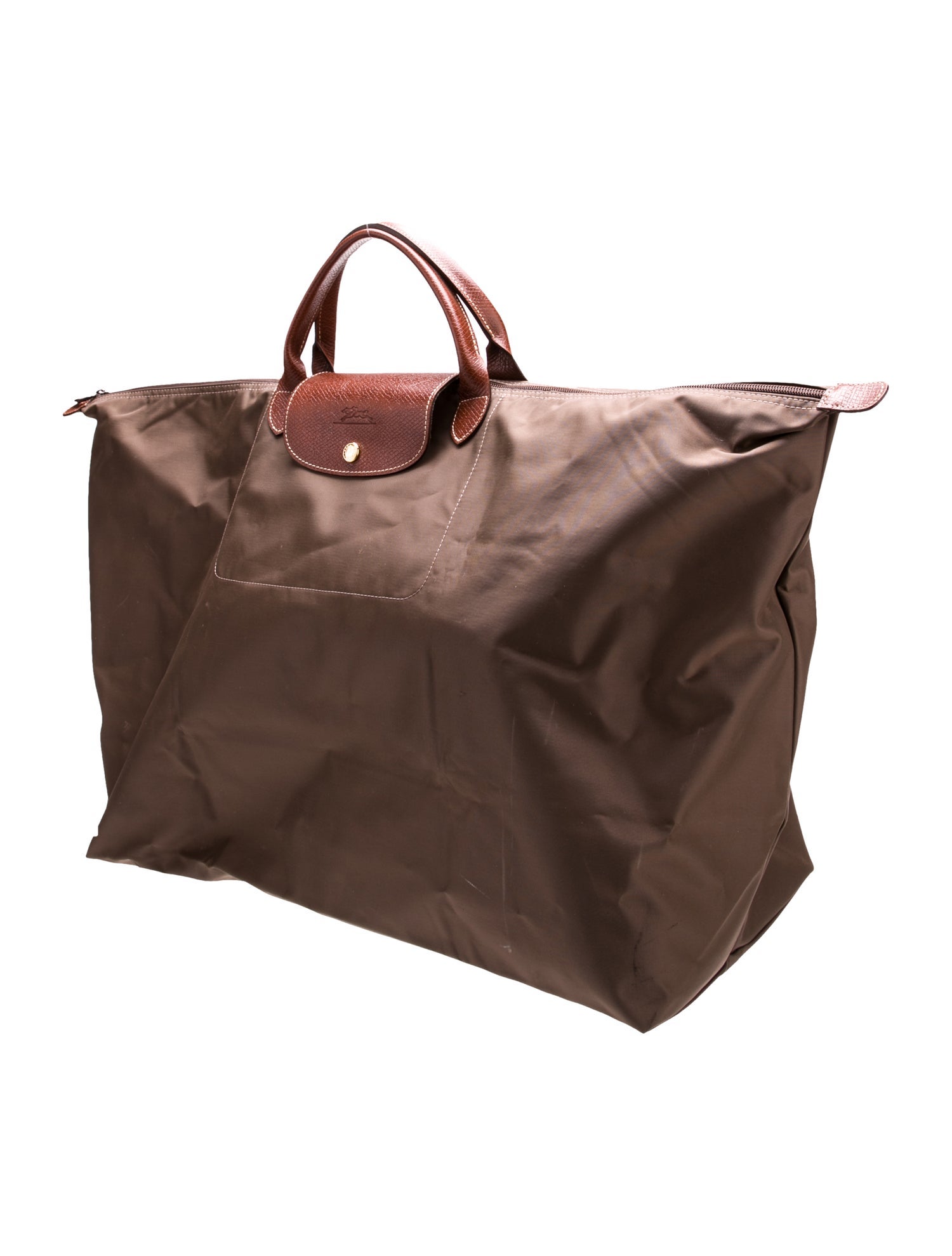 Longchamp Nylon Weekender Bag - Brown Luggage and Travel, Handbags ...