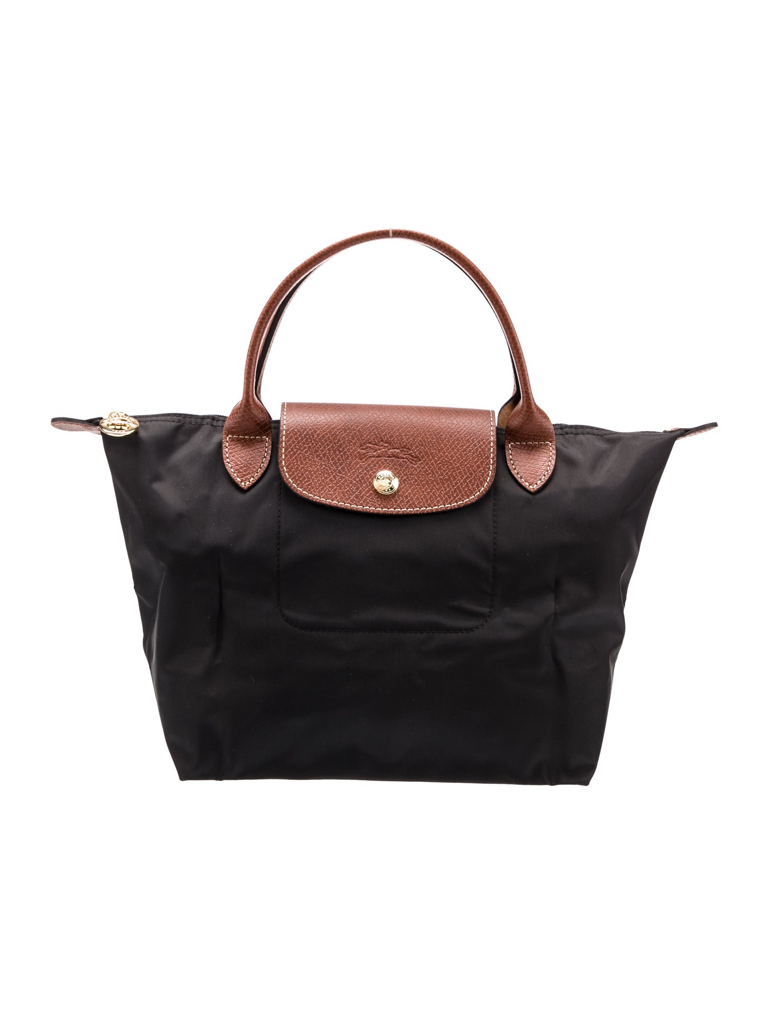 Longchamp Nylon Top Handle Bag - Black Handle Bags, Handbags - WL887716 ...