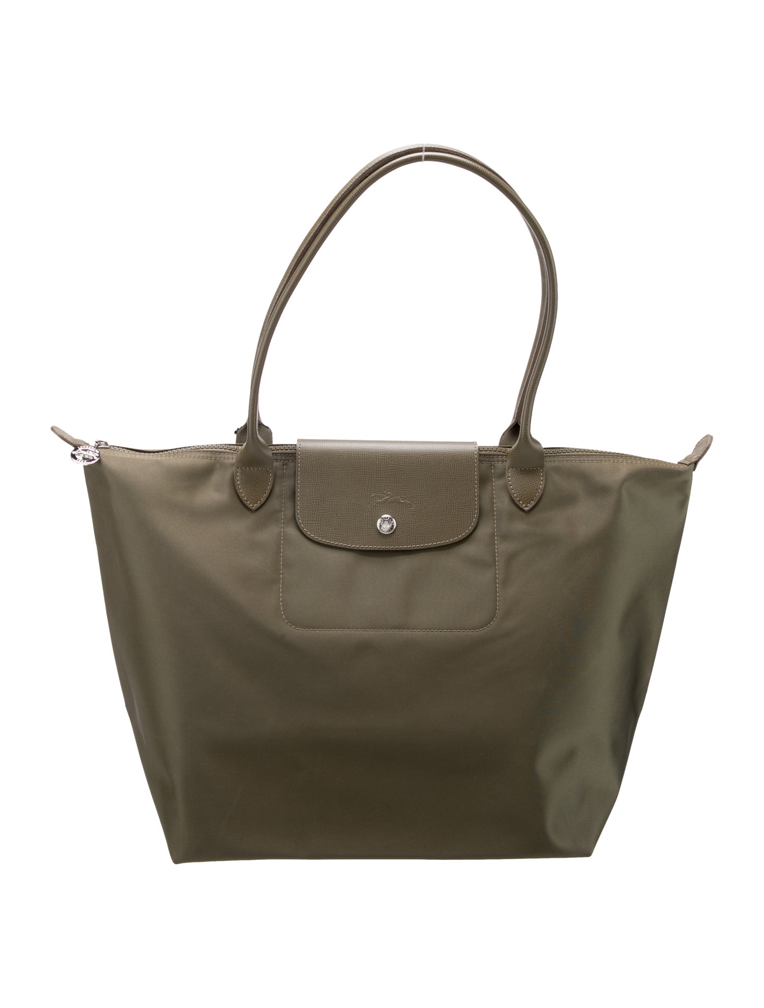 Longchamp Nylon Tote - Green Totes, Handbags - WL888102 | The RealReal