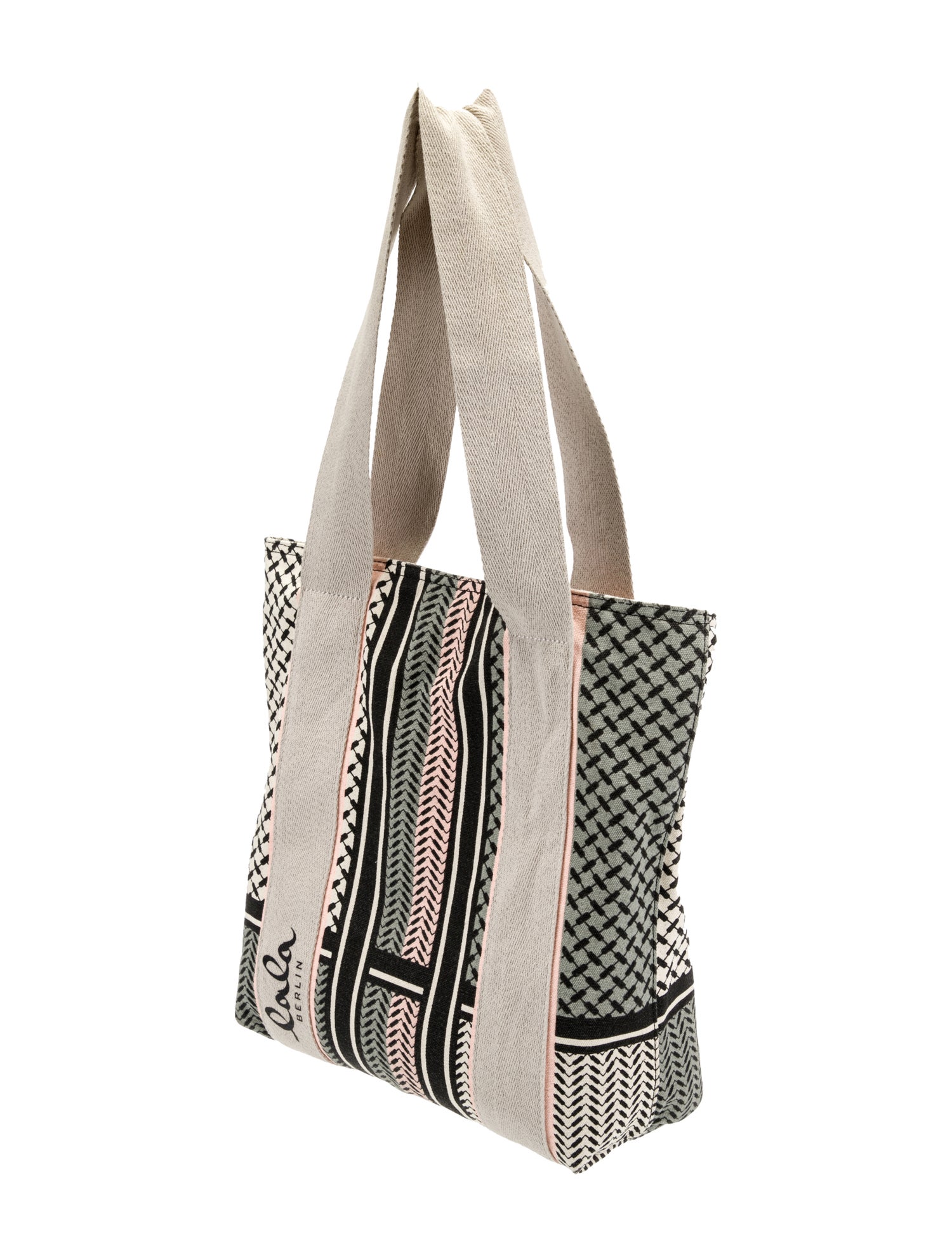 Lala Berlin Canvas Tote Bag - Neutrals Totes, Handbags - WLAAN20010 ...