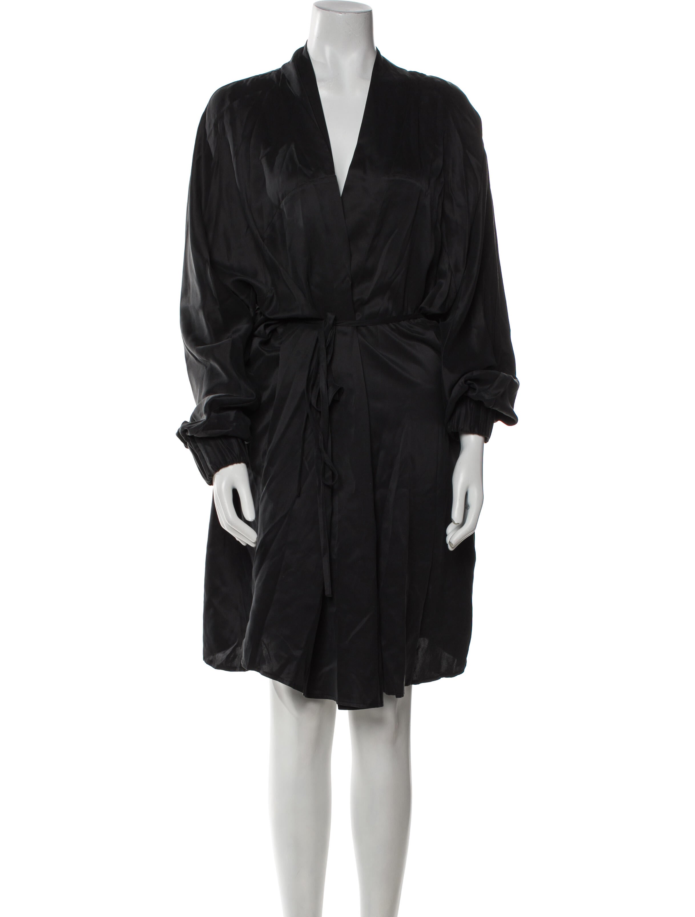 Lunya Silk Robe w/ Tags - Black Loungewear, Clothing - WLAUY26166 | The ...