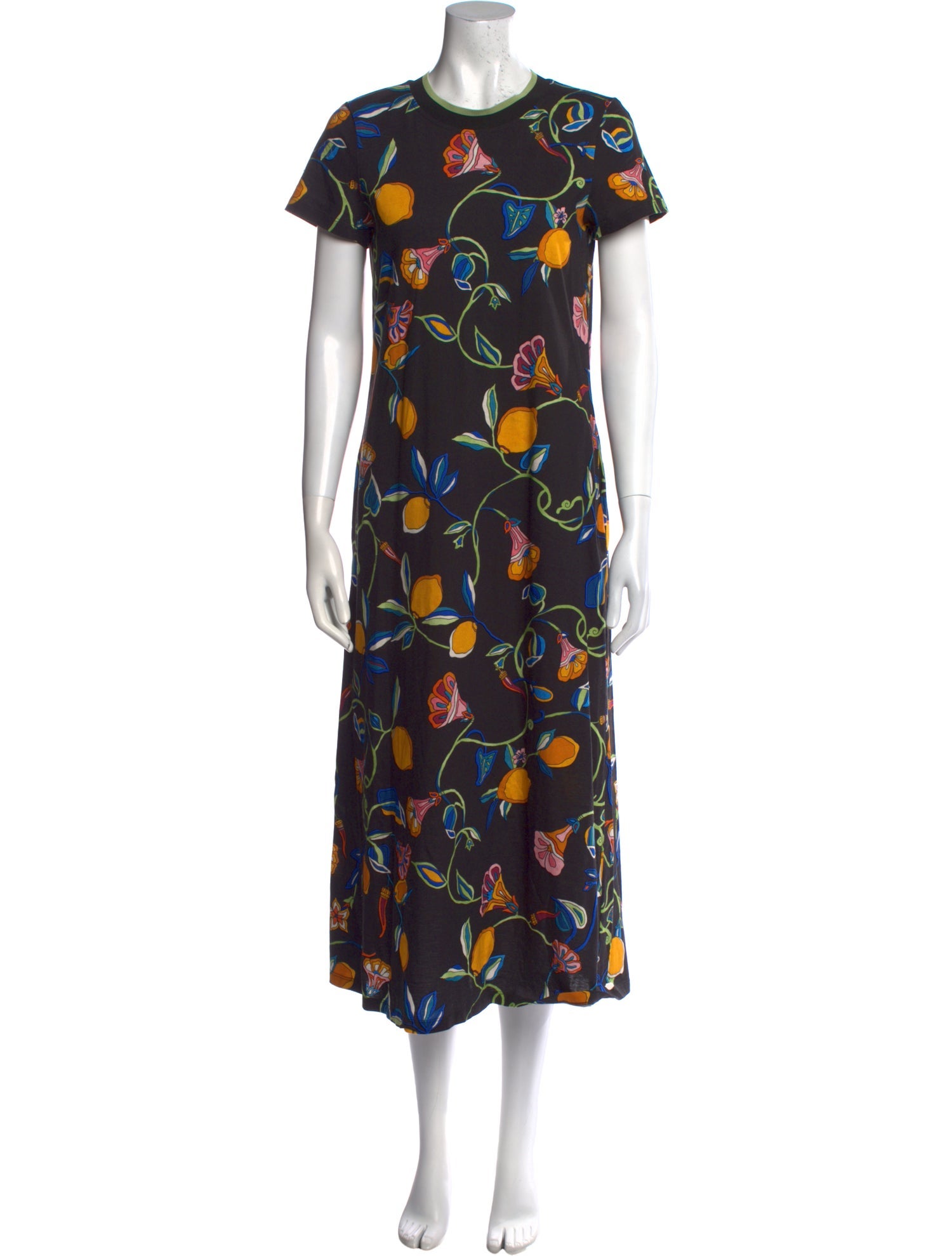 La DoubleJ Floral Print Long Dress - Blue Dresses, Clothing ...