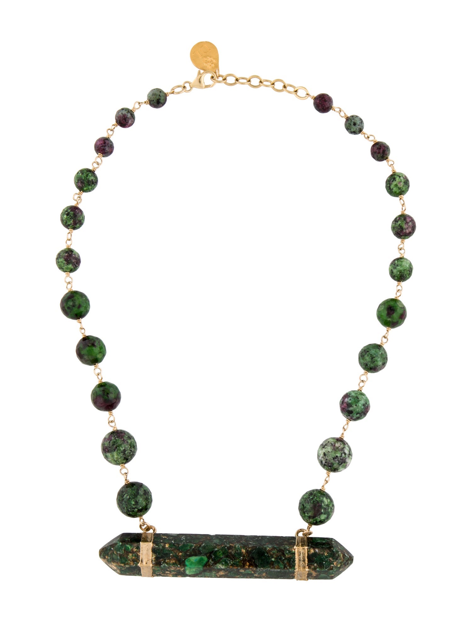 Necklace 18K Multistone & Diamond Filigree Collar Necklace - 18K Yellow ...