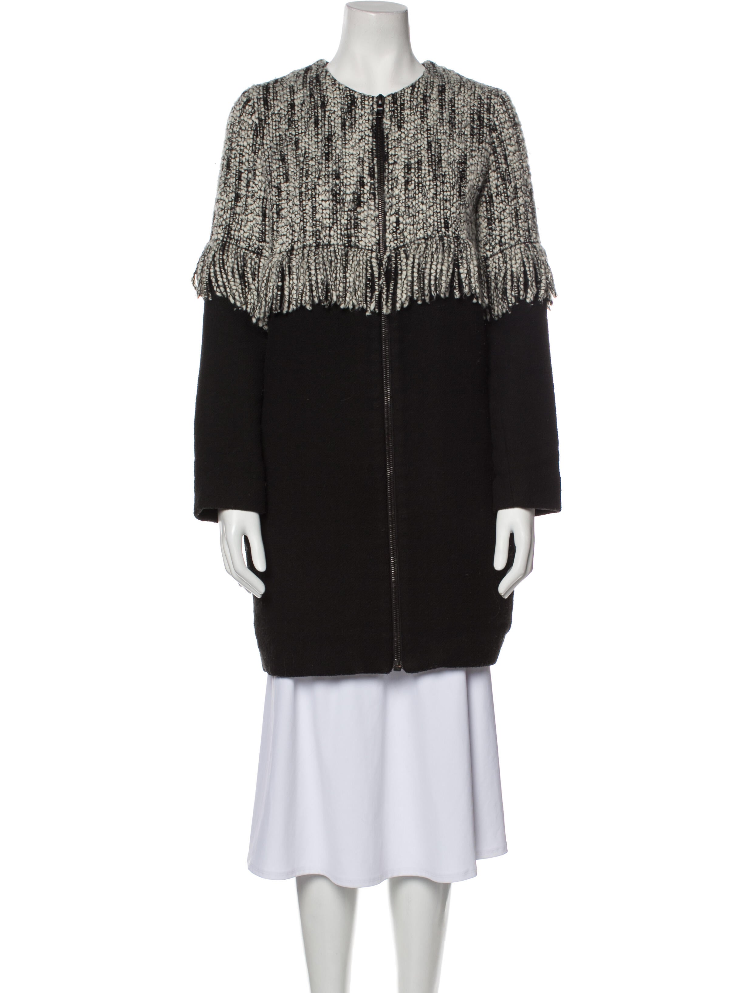 Loeffler Randall Faux Fur Coat - Black Coats, Clothing - WLF61046 | The ...