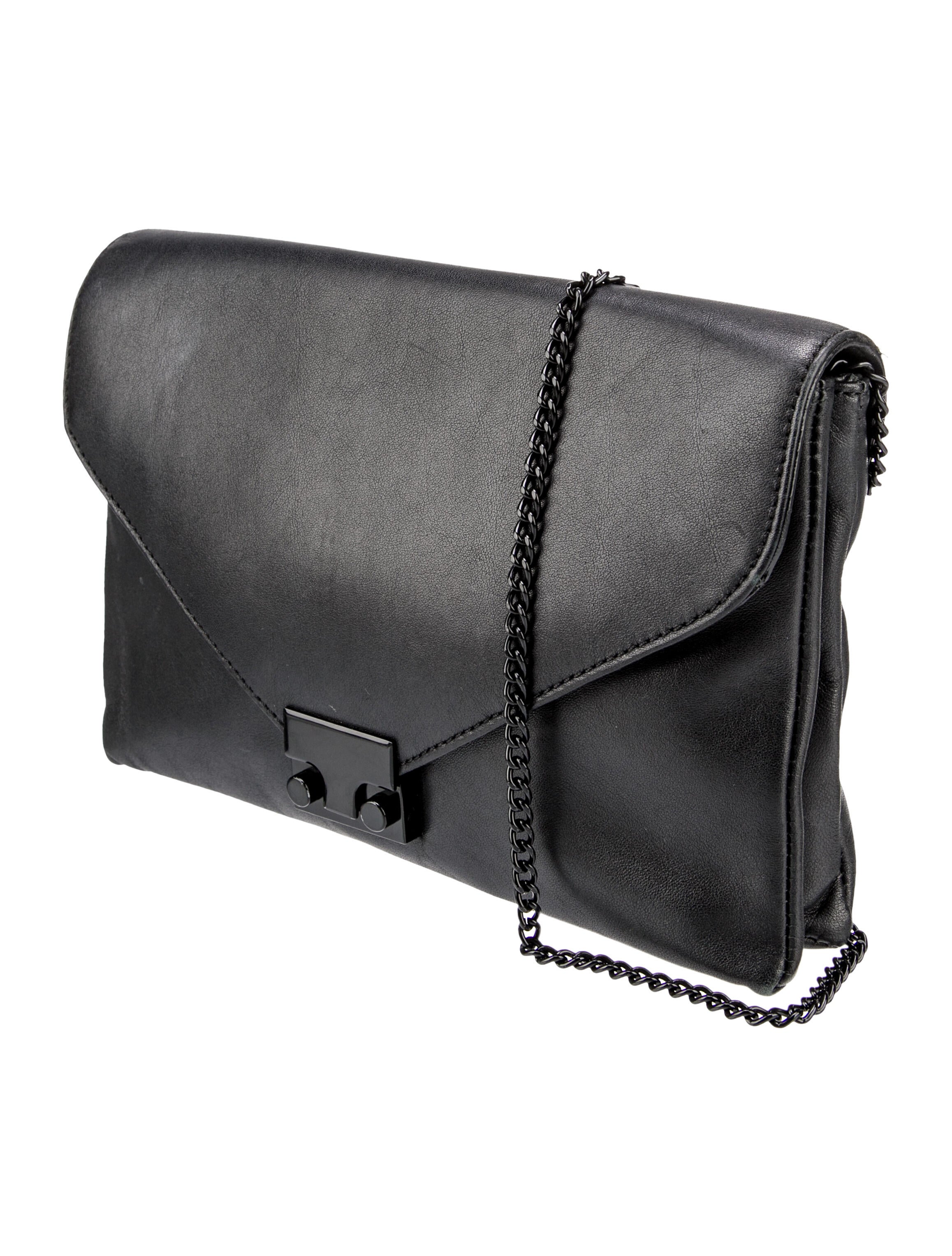 Loeffler Randall Leather Crossbody Bag - Black Crossbody Bags, Handbags ...