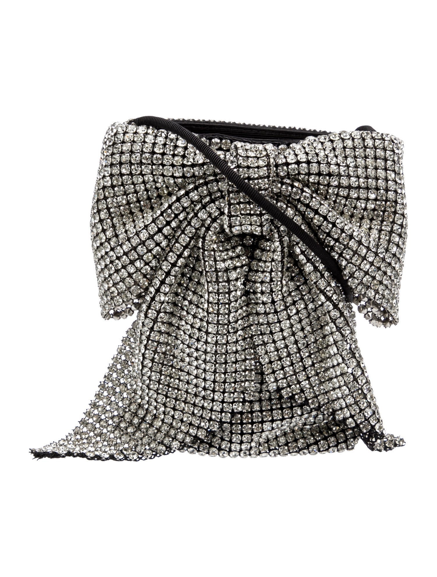 Loeffler Randall Crystal Embellished Strass Shoulder Bag - Black ...