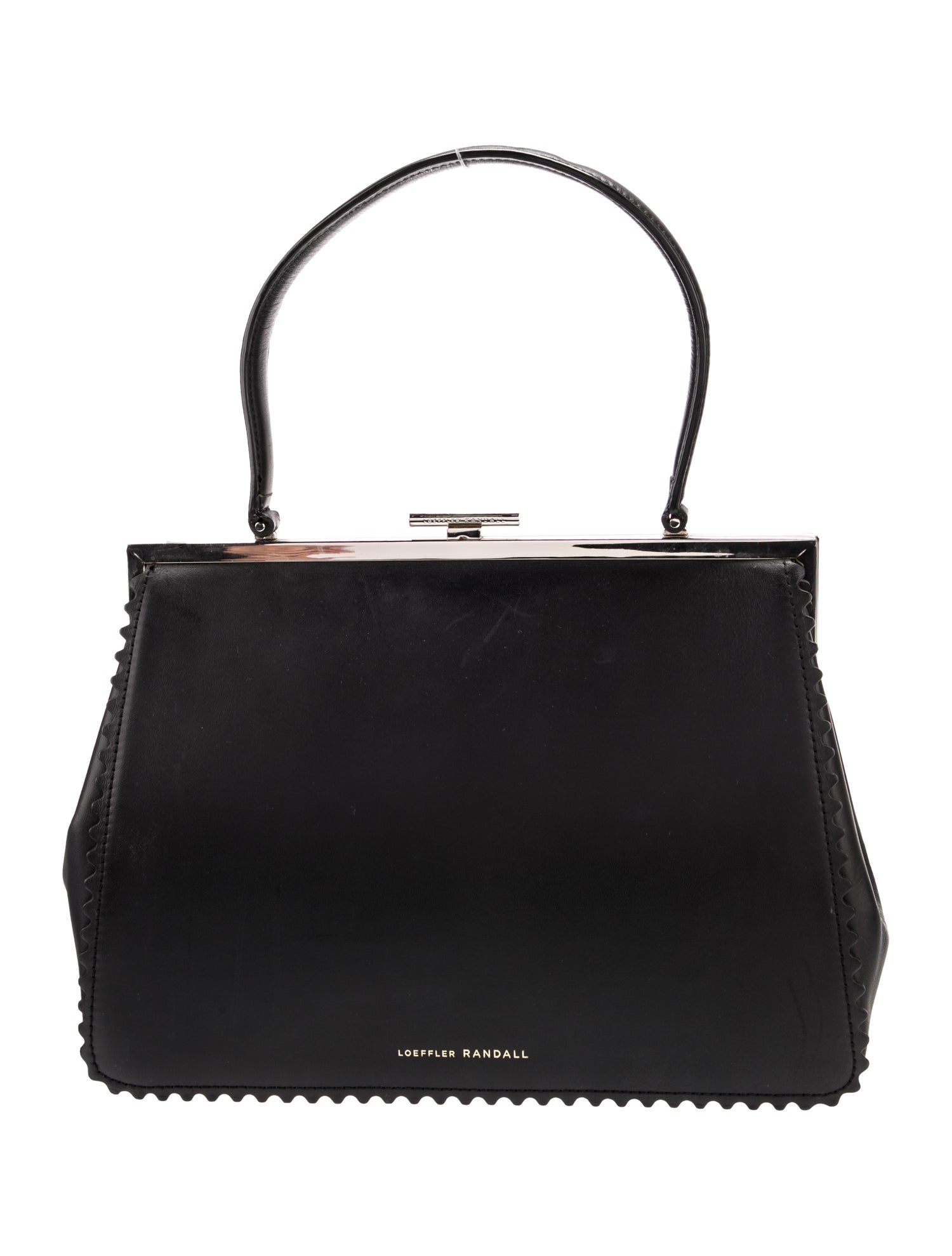 Loeffler Randall Leather Top Handle Bag - Black Handle Bags, Handbags ...