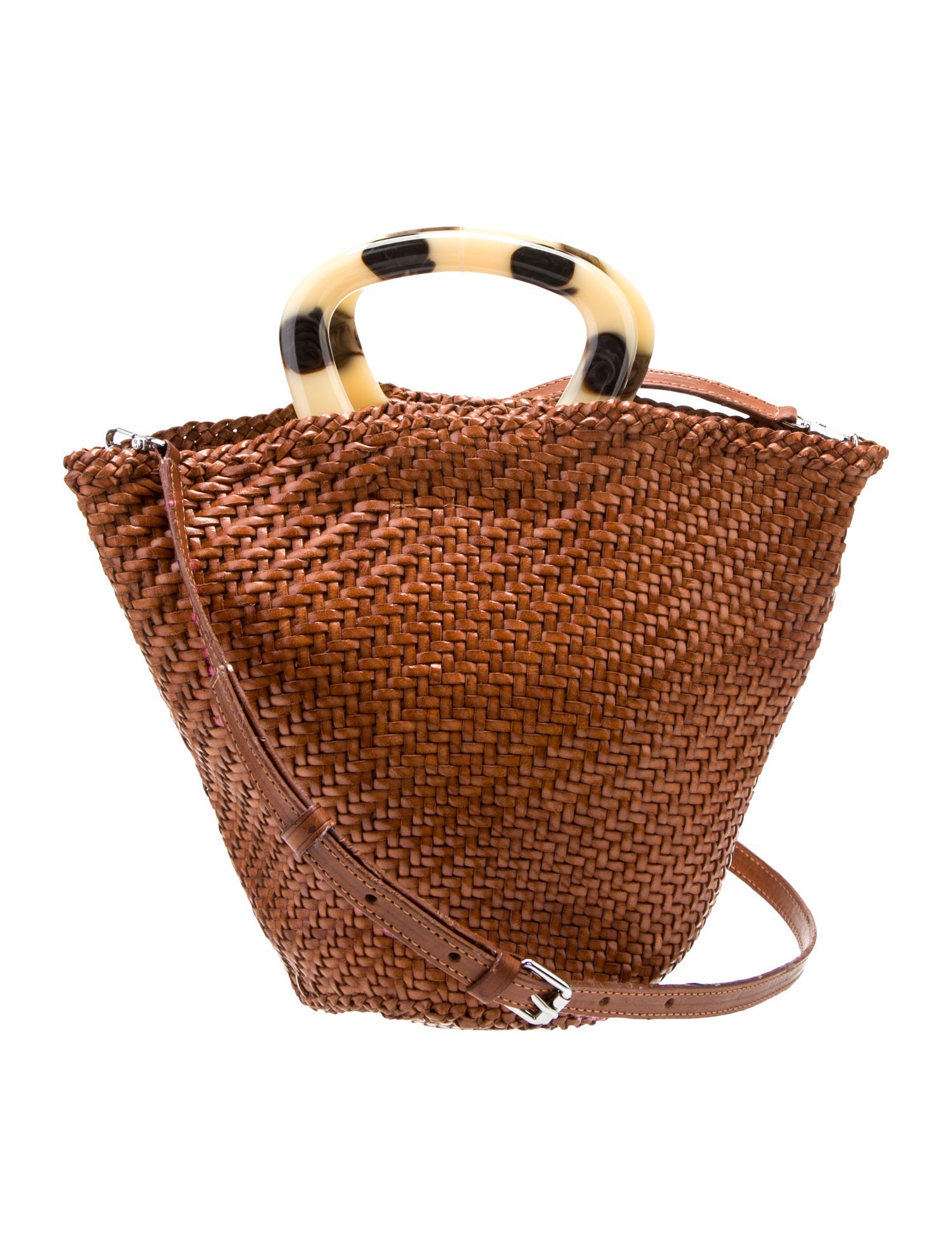 Loeffler Randall Leather Bucket Bag - Brown Bucket Bags, Handbags ...