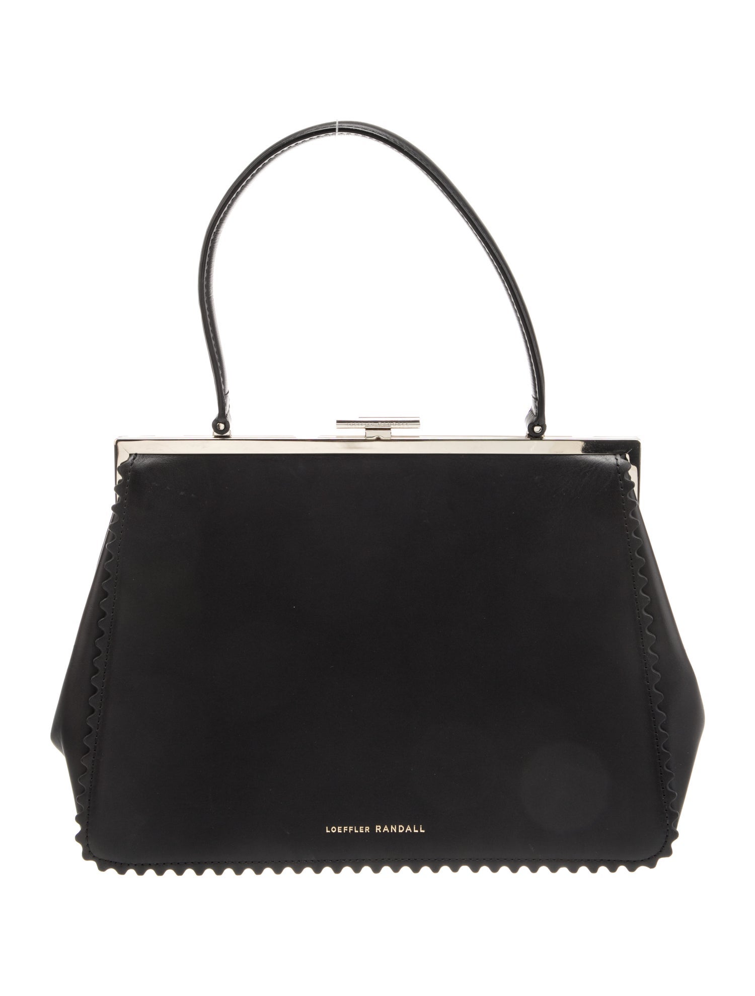 Loeffler Randall Leather Top Handle Bag - Black Handle Bags, Handbags ...