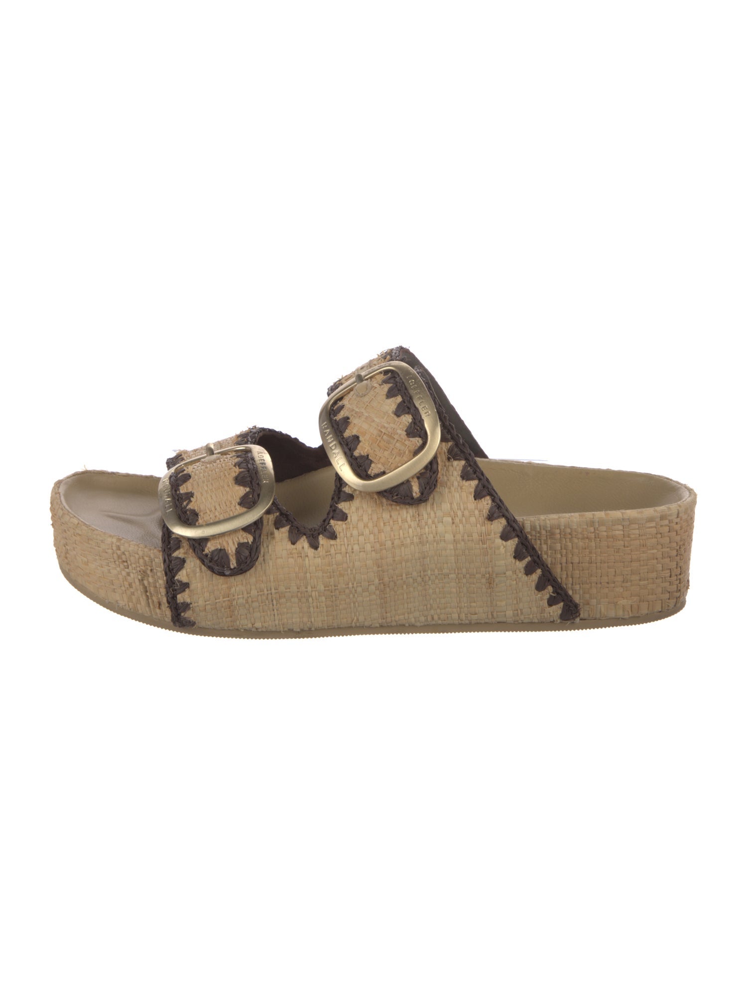 Loeffler Randall Straw Slides - Neutrals Sandals, Shoes - WLF84336 ...