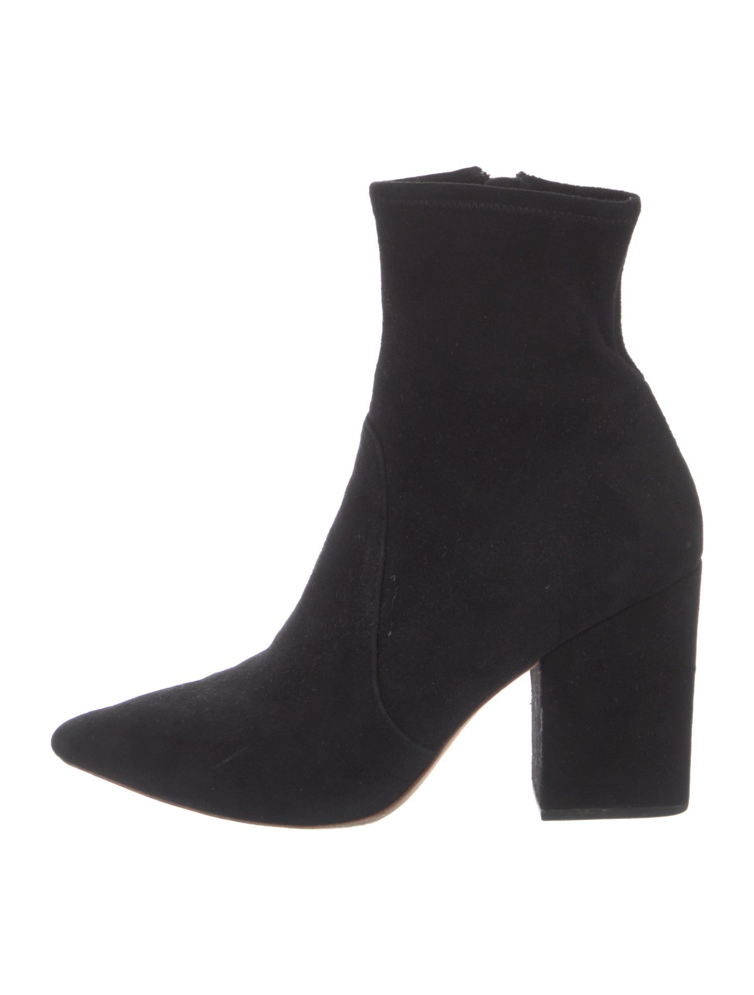 Loeffler Randall Suede Sock Boots - Black Boots, Shoes - WLF93126 | The ...