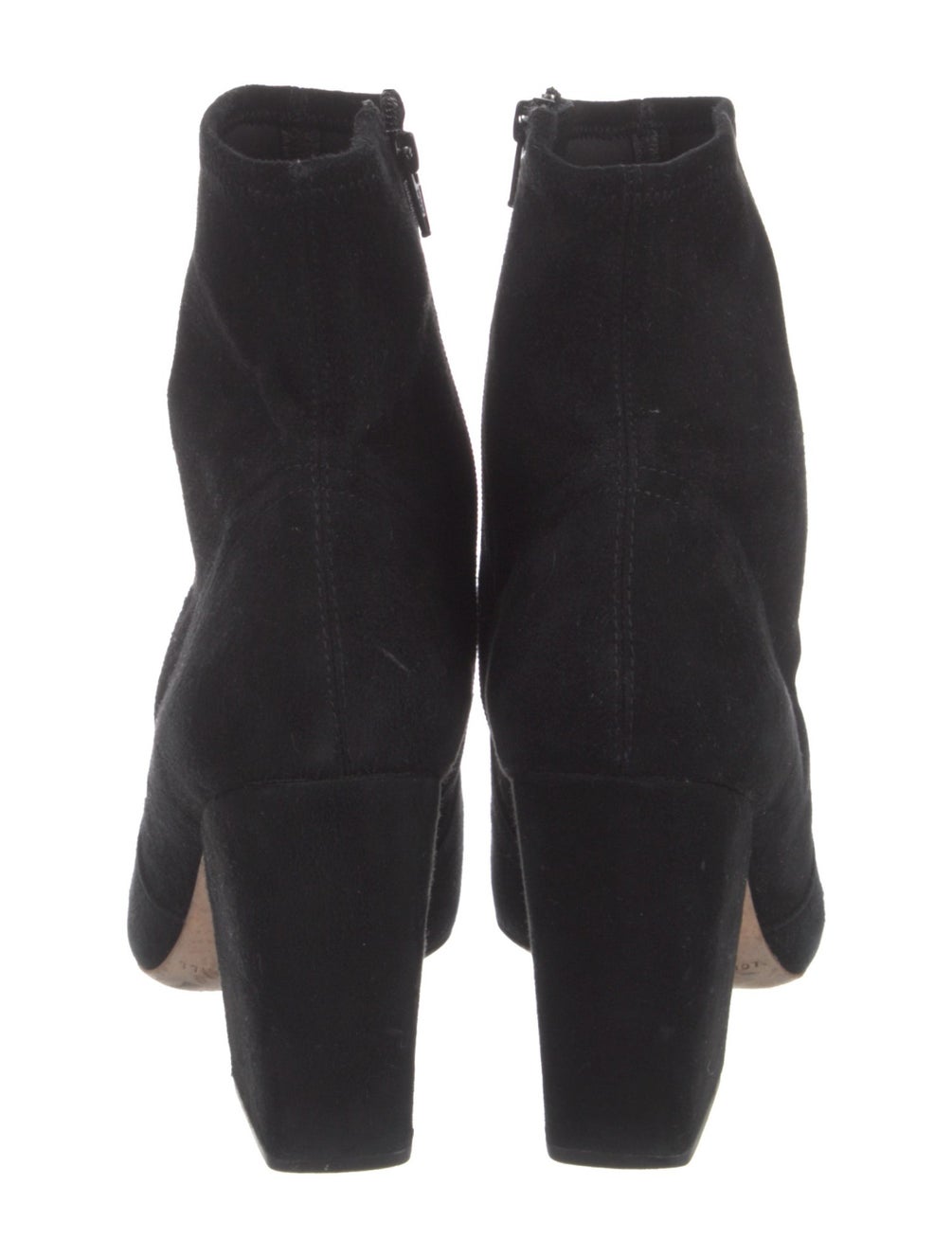 Loeffler Randall Suede Sock Boots - Black Boots, Shoes - WLF93126 | The ...