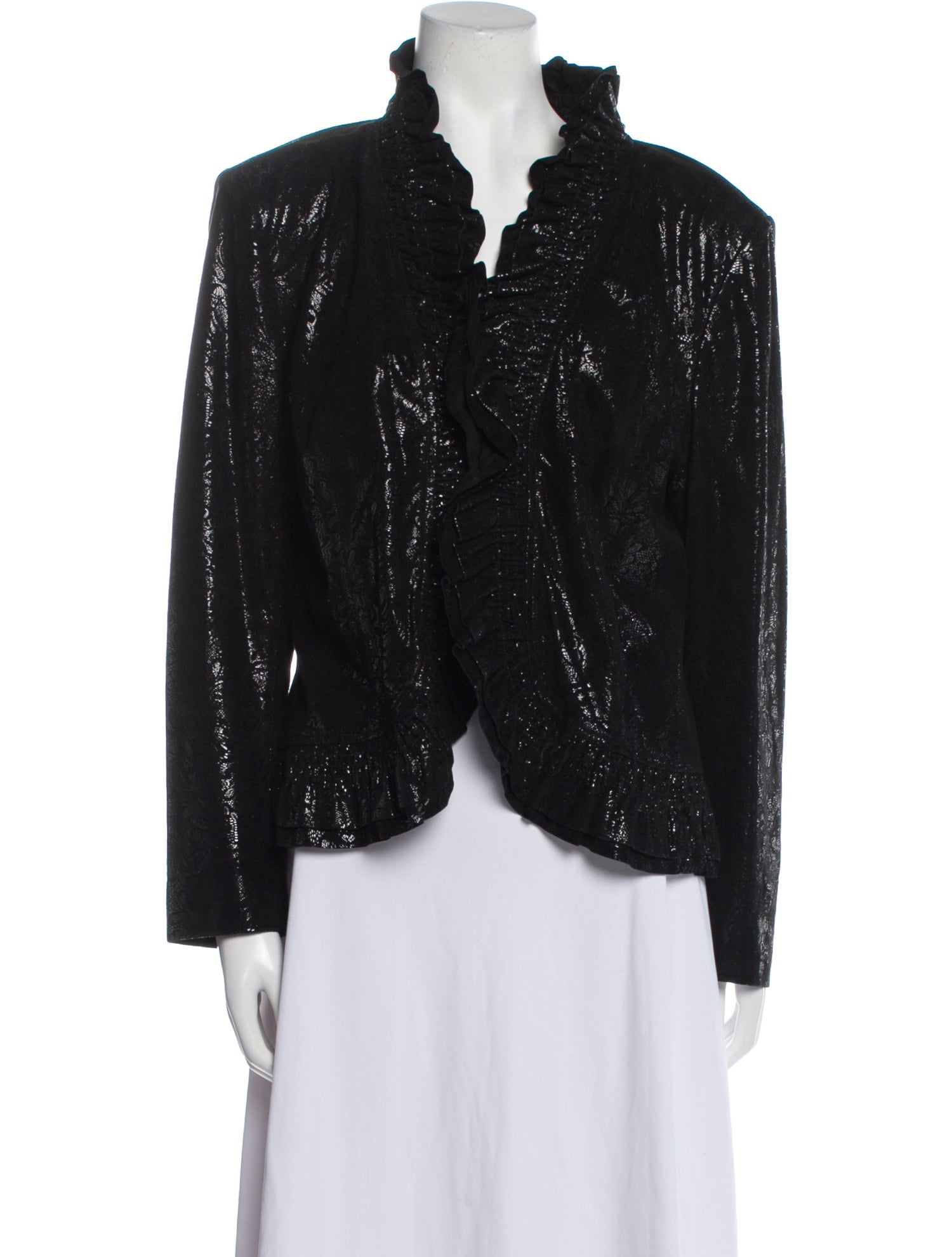Lafayette 148 Leather Jacket - Black Jackets, Clothing - WLFFY190829 ...