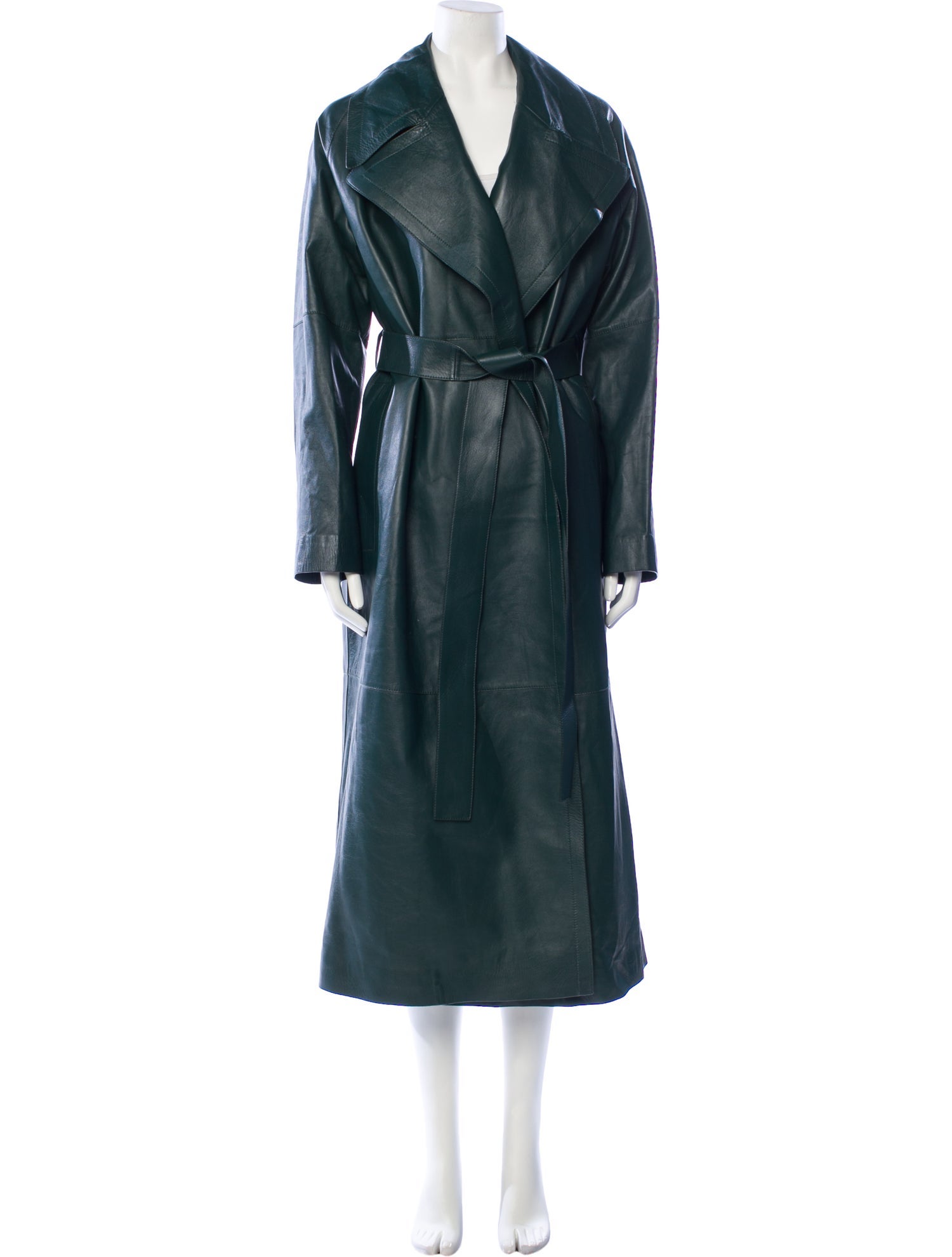 Joseph Lamb Leather Fur Coat - Neutrals Coats, Clothing - JOS57816 ...