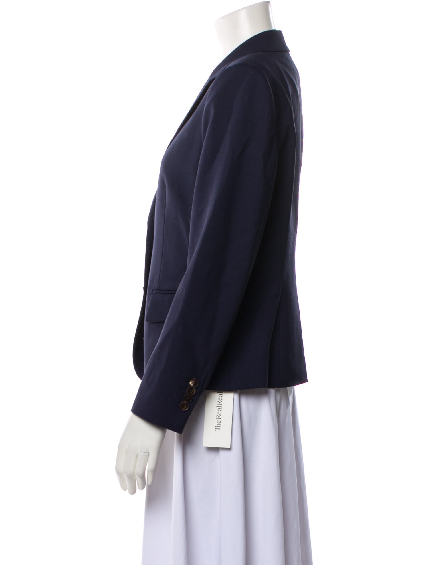 Lilli Ann Wool Blazer - Blue Jackets, Clothing - WLIAN20181 | The RealReal