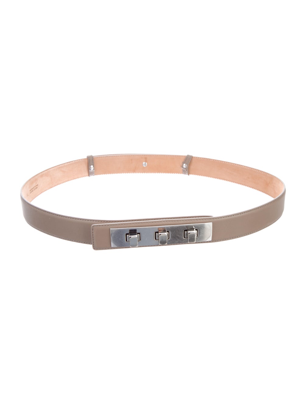 Lafayette 148 Leather Belt Grey Belts Accessories WLFFY96201 The lafayette-148-leather-belt-grey-belts-accessories-wlffy96201-the