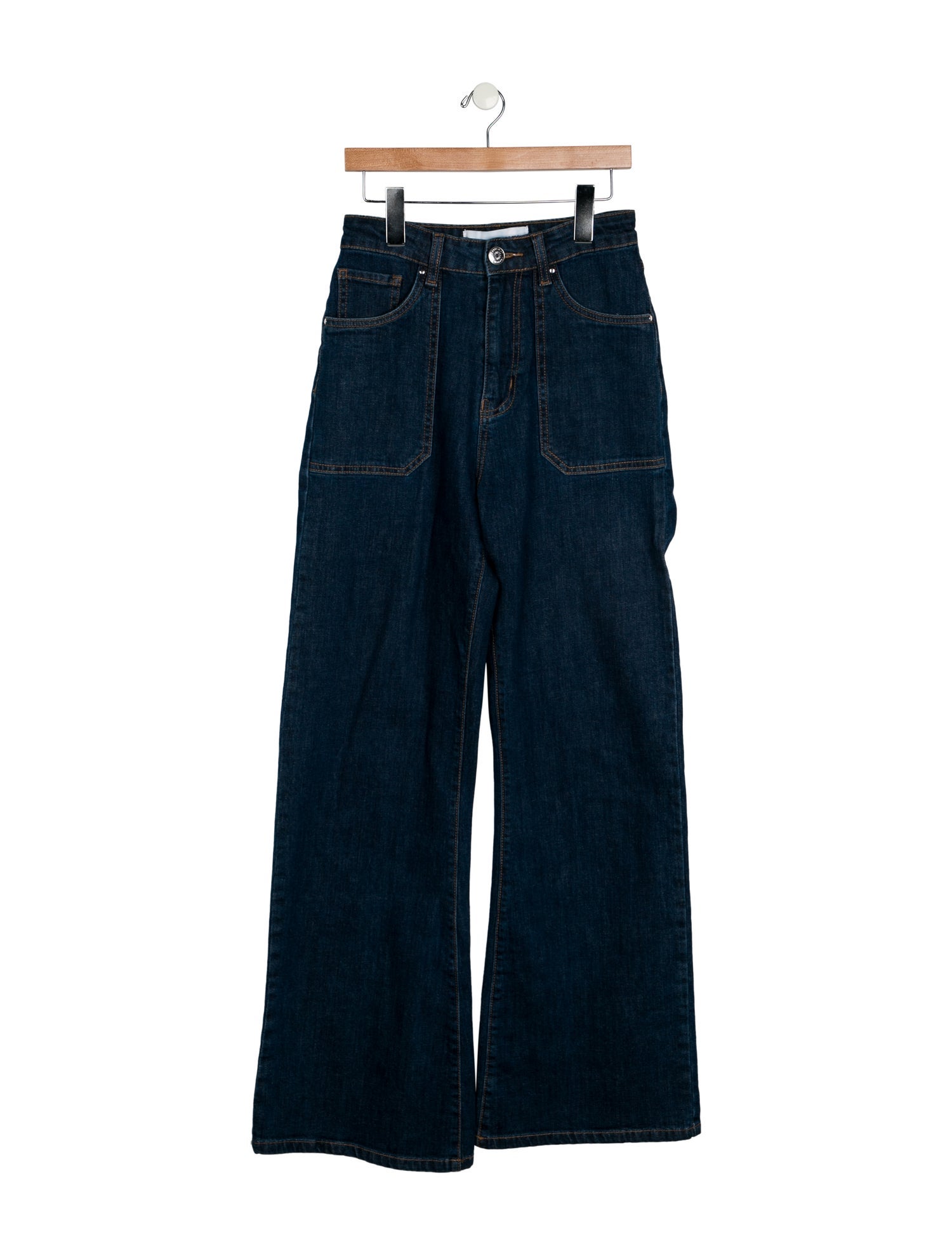 L.F.Markey Wide Leg Pants - Blue, 11.25" Rise Pants, Clothing ...