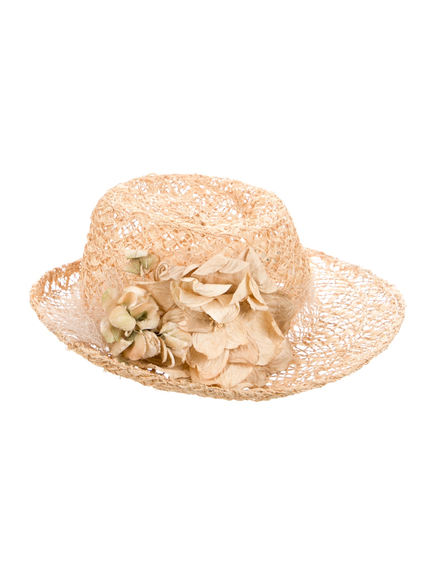 Louise Green Straw knit sun hat - Neutrals Hats, Accessories ...