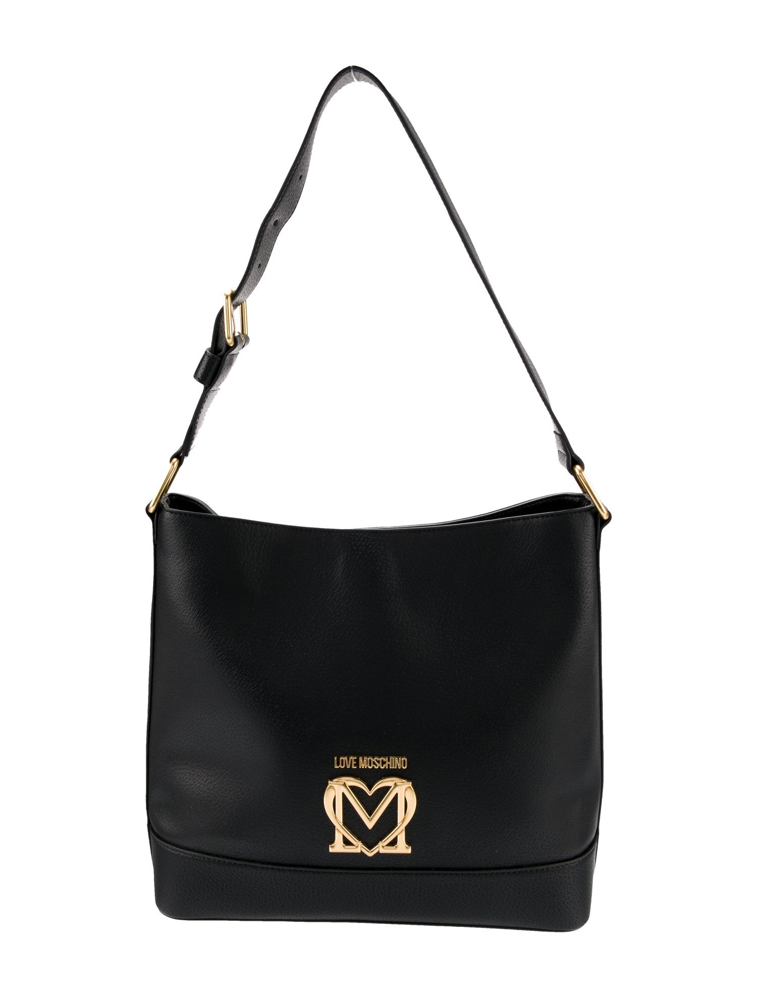 Love Moschino Leather Shoulder Bag - Black Shoulder Bags, Handbags ...