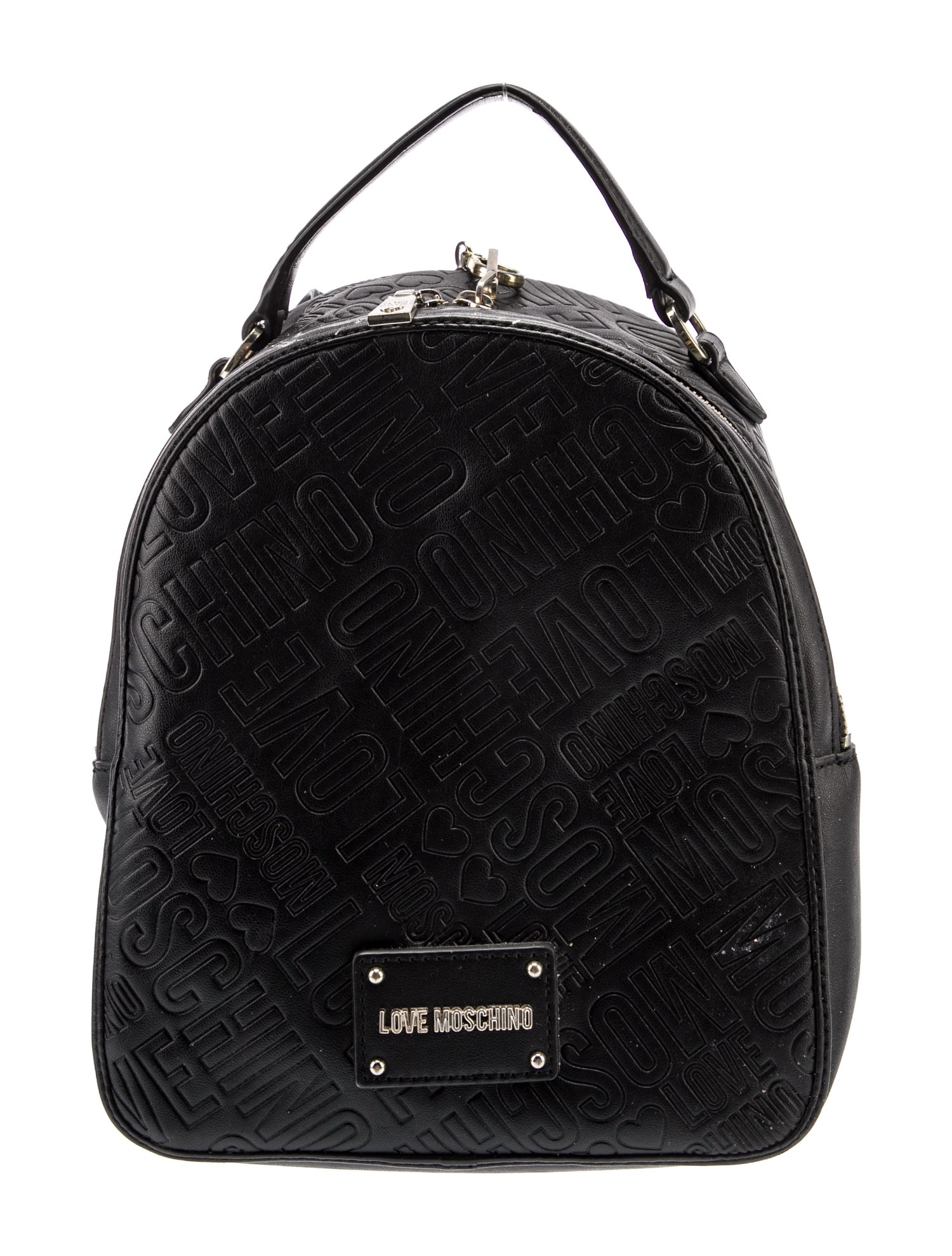 Love Moschino Leather Backpack - Black Backpacks, Handbags - WLH33054 ...