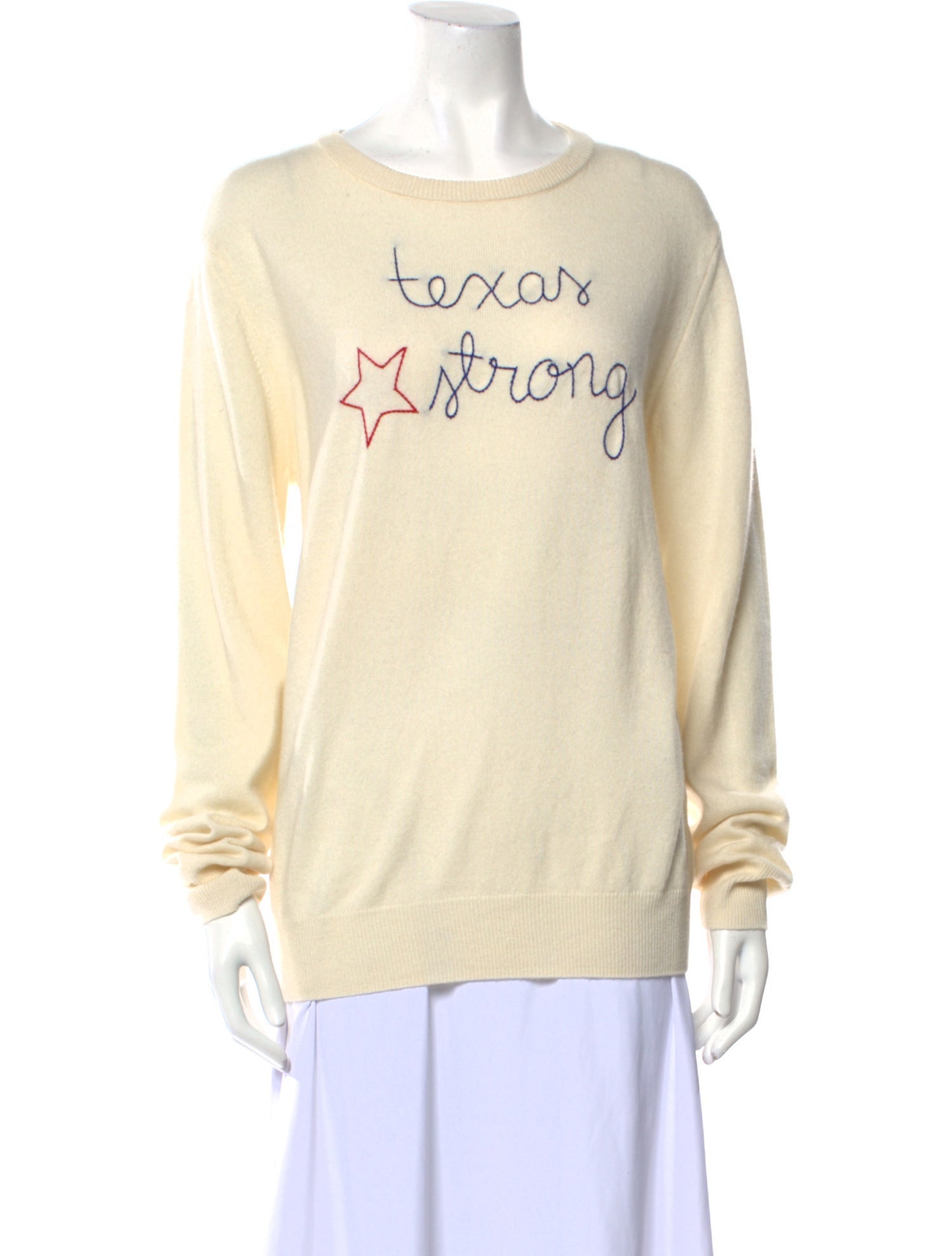 Lot78 Graphic Print Scoop Neck Sweater - Neutrals Knitwear, Clothing ...