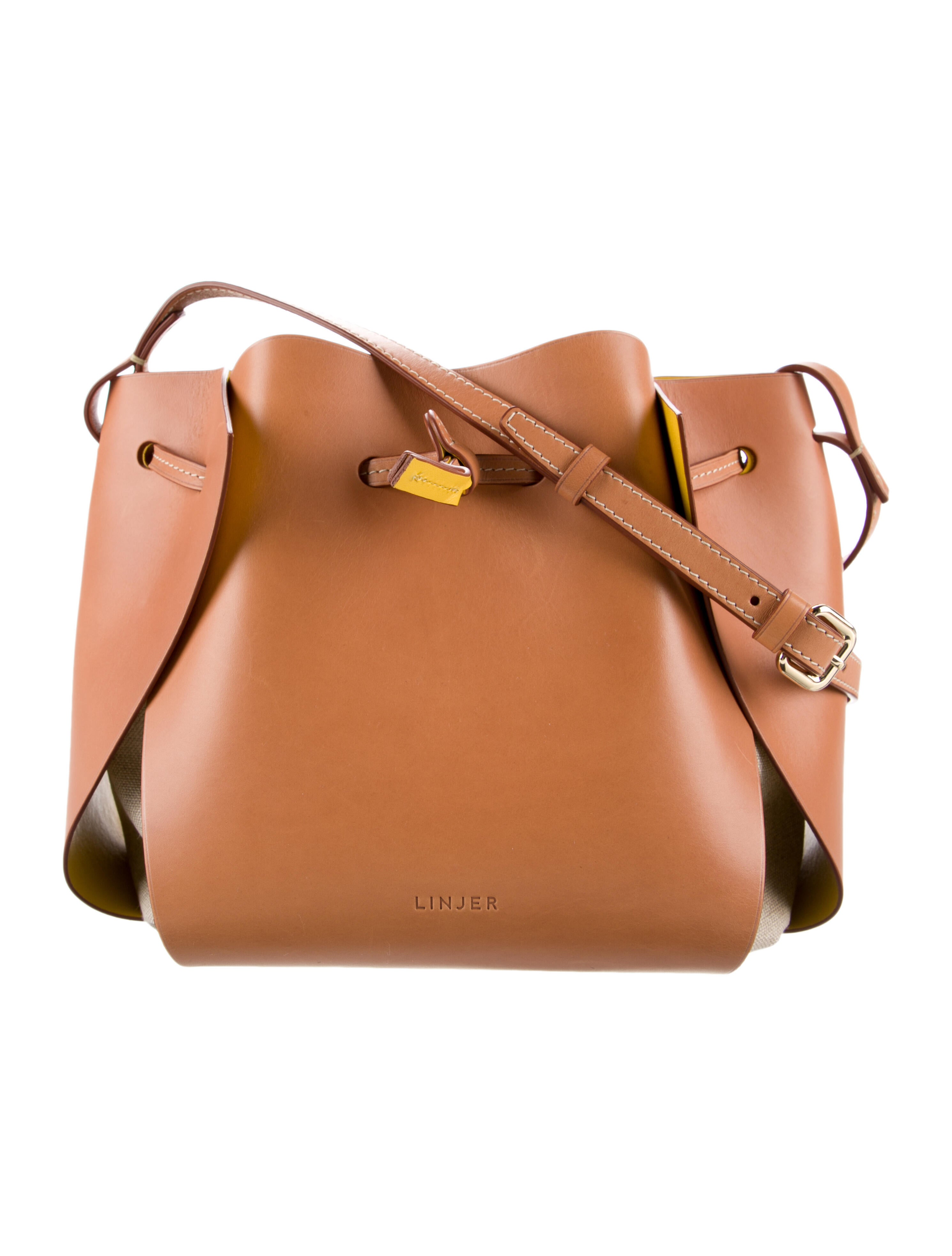 Linjer Leather Crossbody Bag - Neutrals Crossbody Bags, Handbags ...