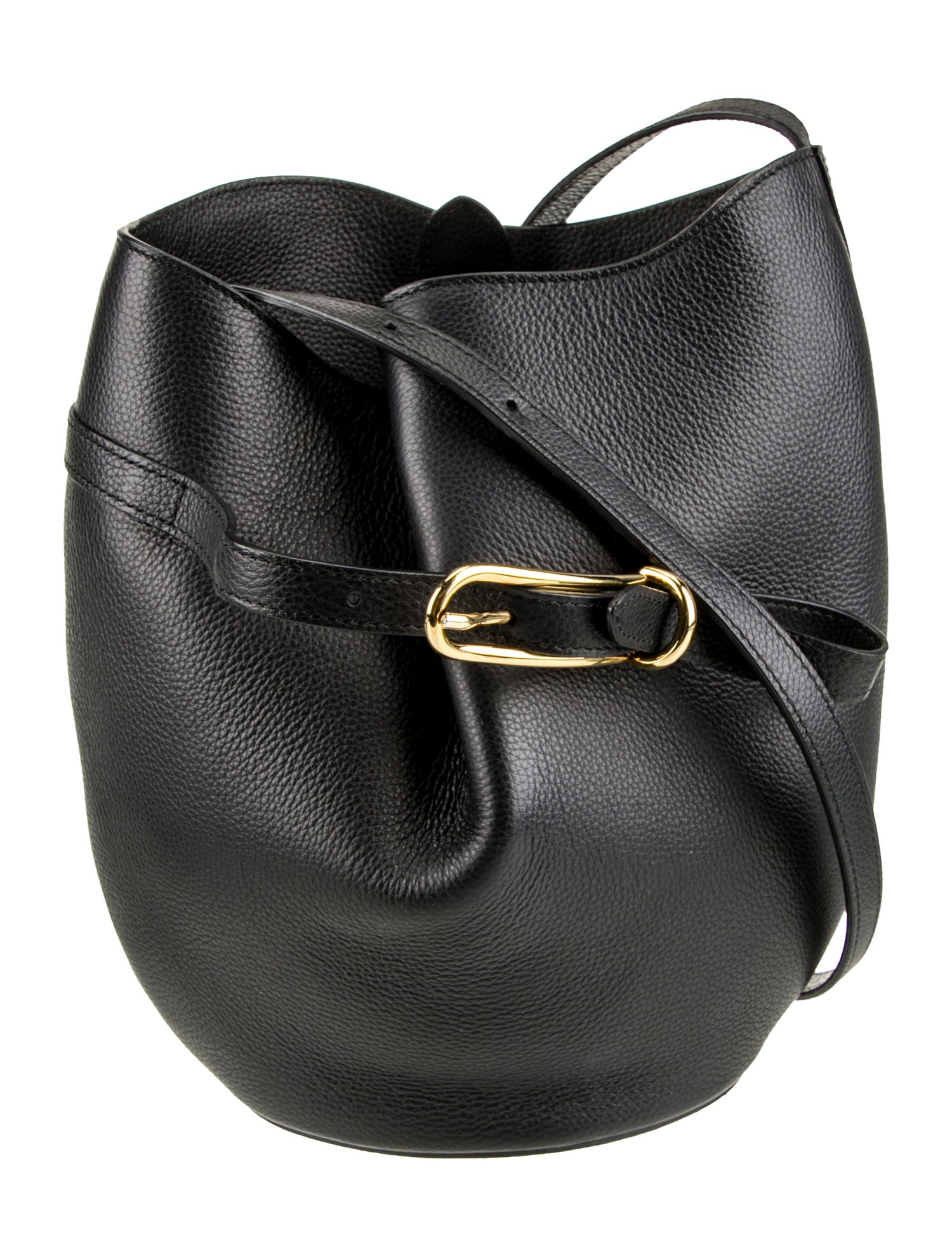 Perrin Leather Bucket Bag - Neutrals Bucket Bags, Handbags - WPE22383 ...