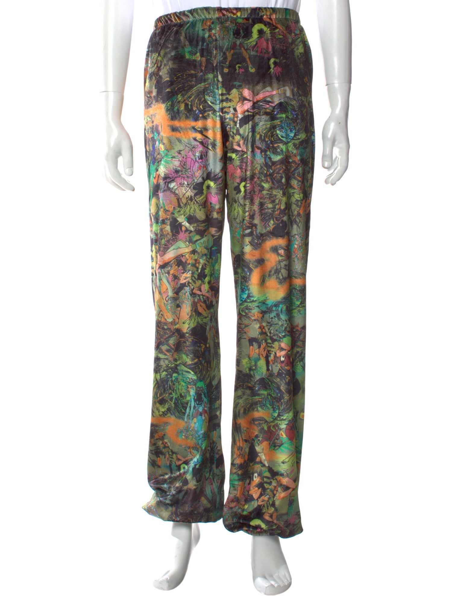 Liberal Youth Ministry Printed Pants w/ Tags - Green, 11" Rise Pants ...
