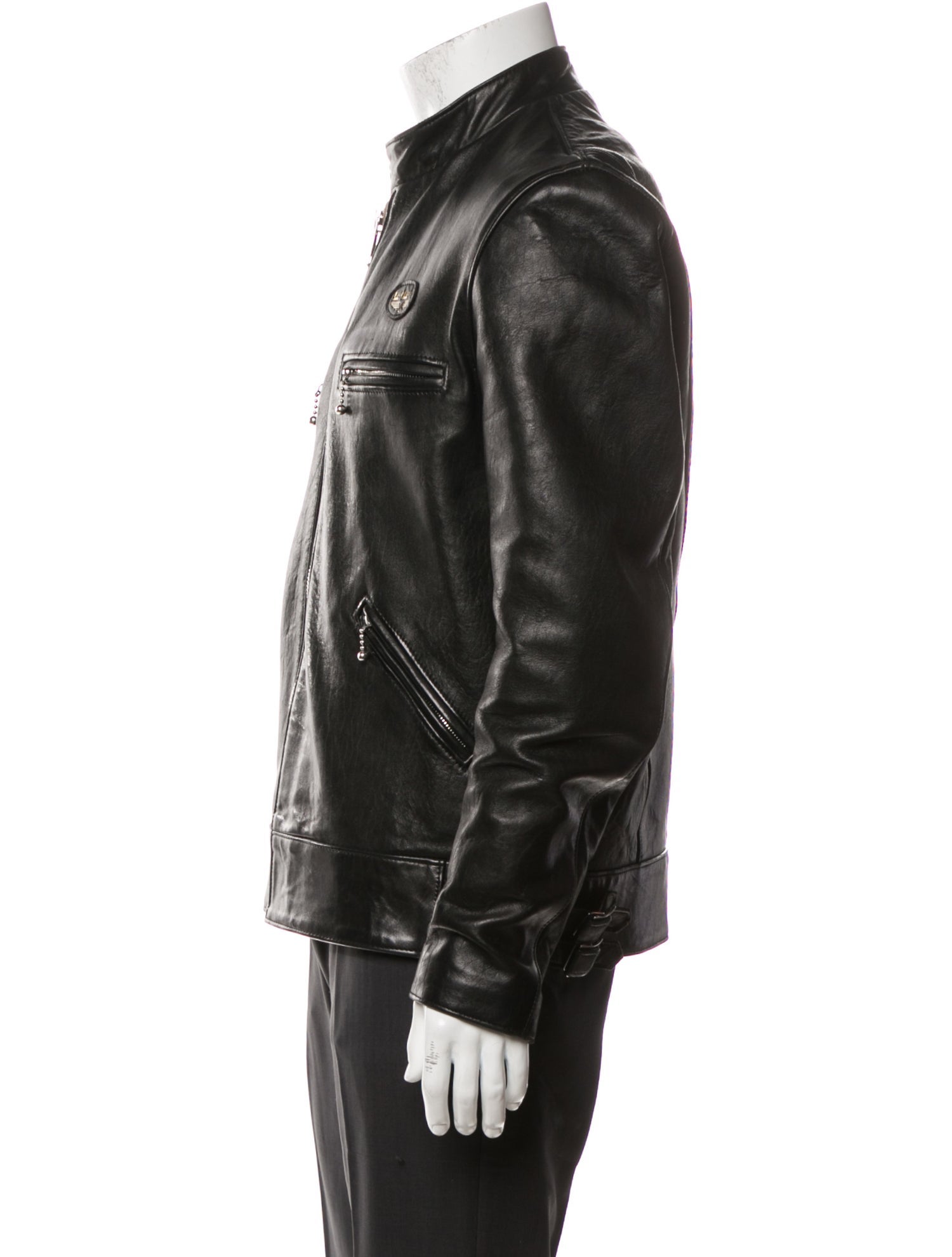 Aviakit x Lewis Leathers Vintage Leather Moto Jacket - Black Outerwear ...