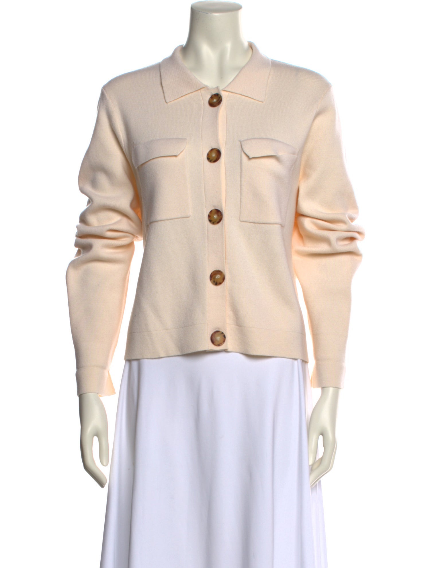 La Maille Sezane Merino Wool Sweater w/ Tags - Neutrals Knitwear ...