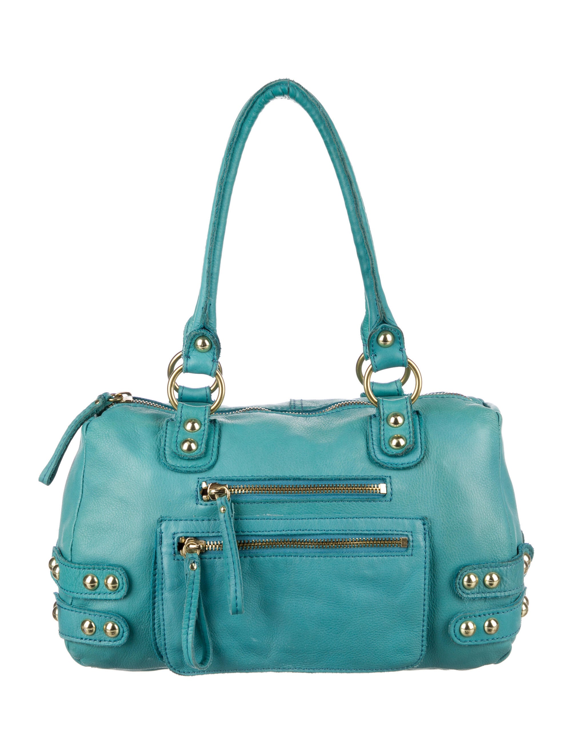 Linea Pelle Leather Shoulder Bag - Blue Shoulder Bags, Handbags ...