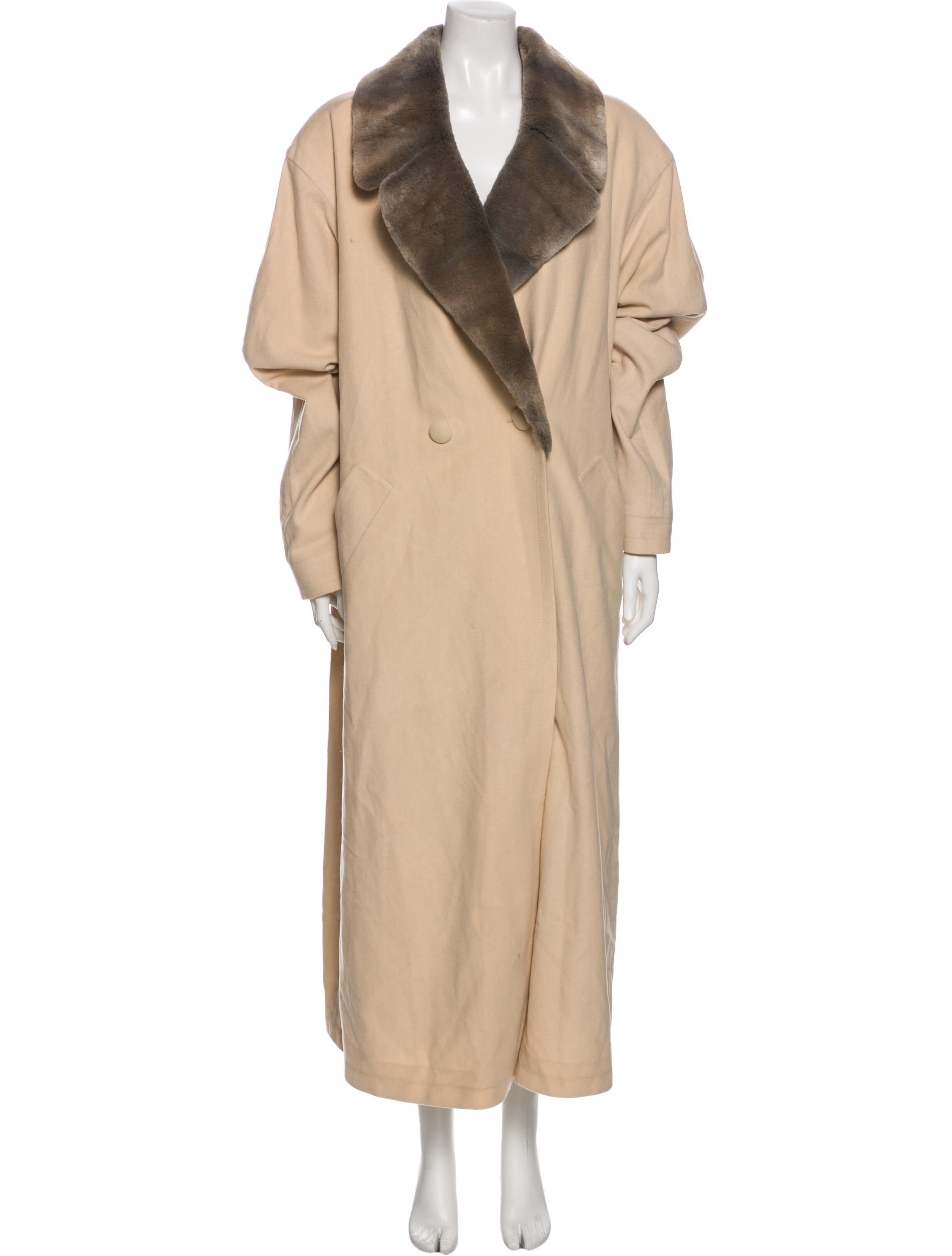 Louis Feraud Wool Coat - Neutrals Coats, Clothing - WLOFE21070 | The ...