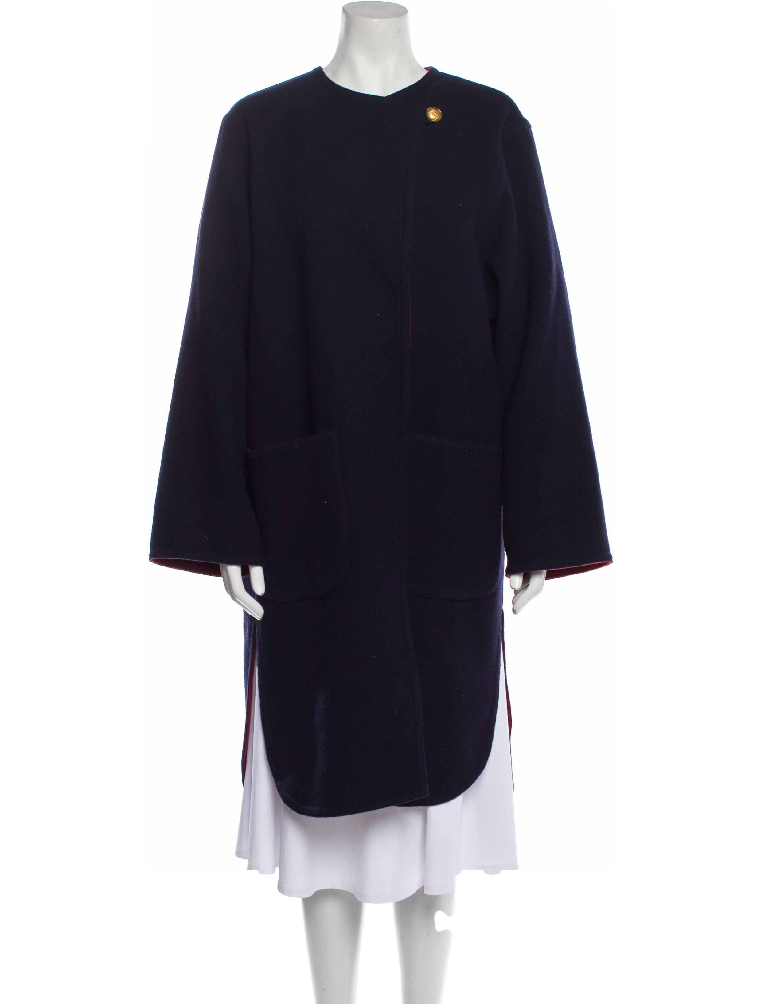 Louis Feraud Vintage 1990's Cape - Blue Coats, Clothing - WLOFE24237 ...