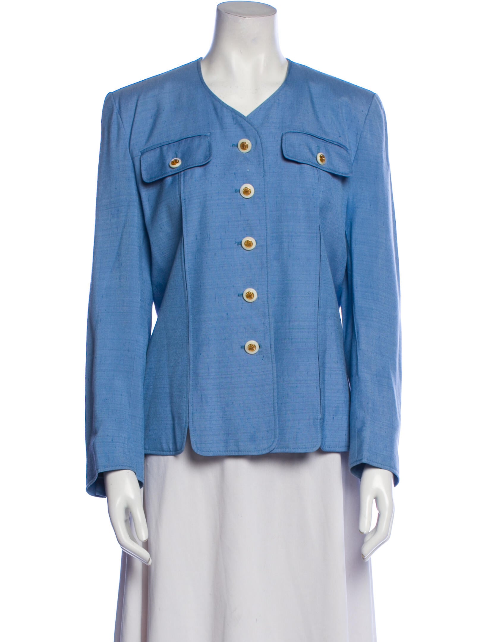 Louis Feraud Jacket - Blue Jackets, Clothing - WLOFE24251 | The RealReal