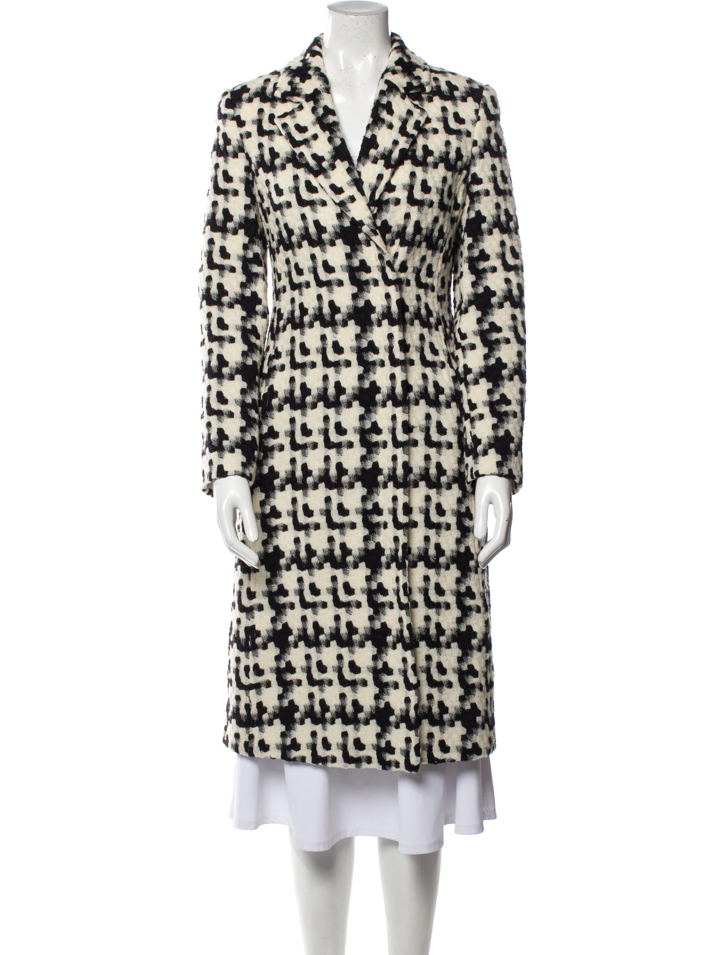 Louis Feraud Printed Coat - Neutrals Coats, Clothing - WLOFE24523 | The ...