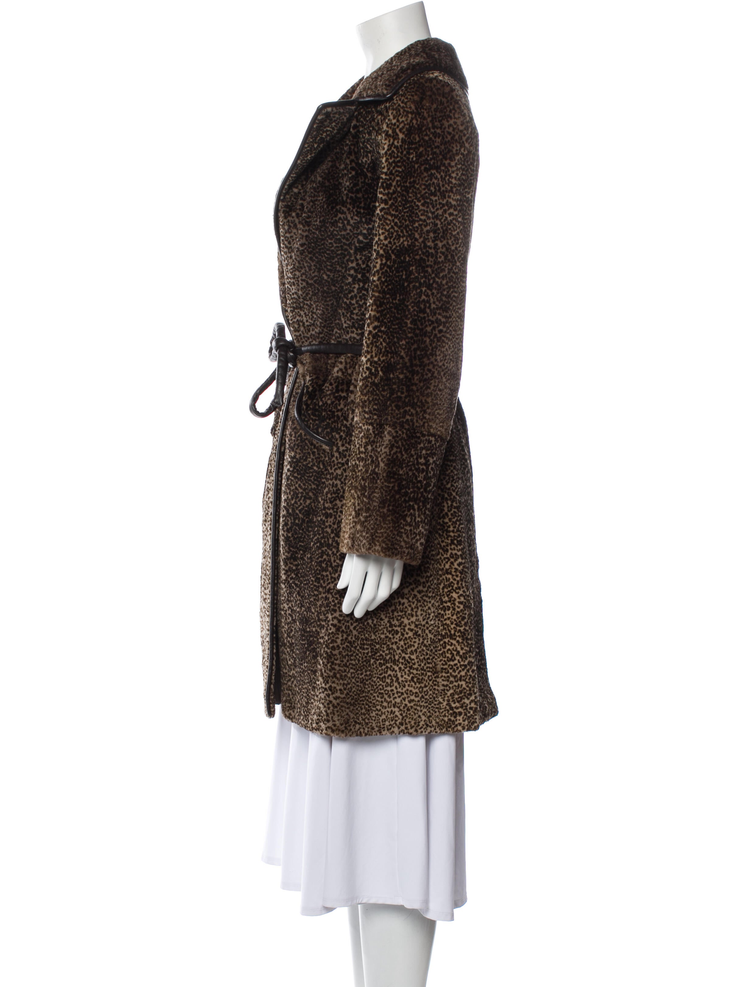 Louis Feraud Vintage Late 1980's - Early 1990's Faux Fur Coat ...