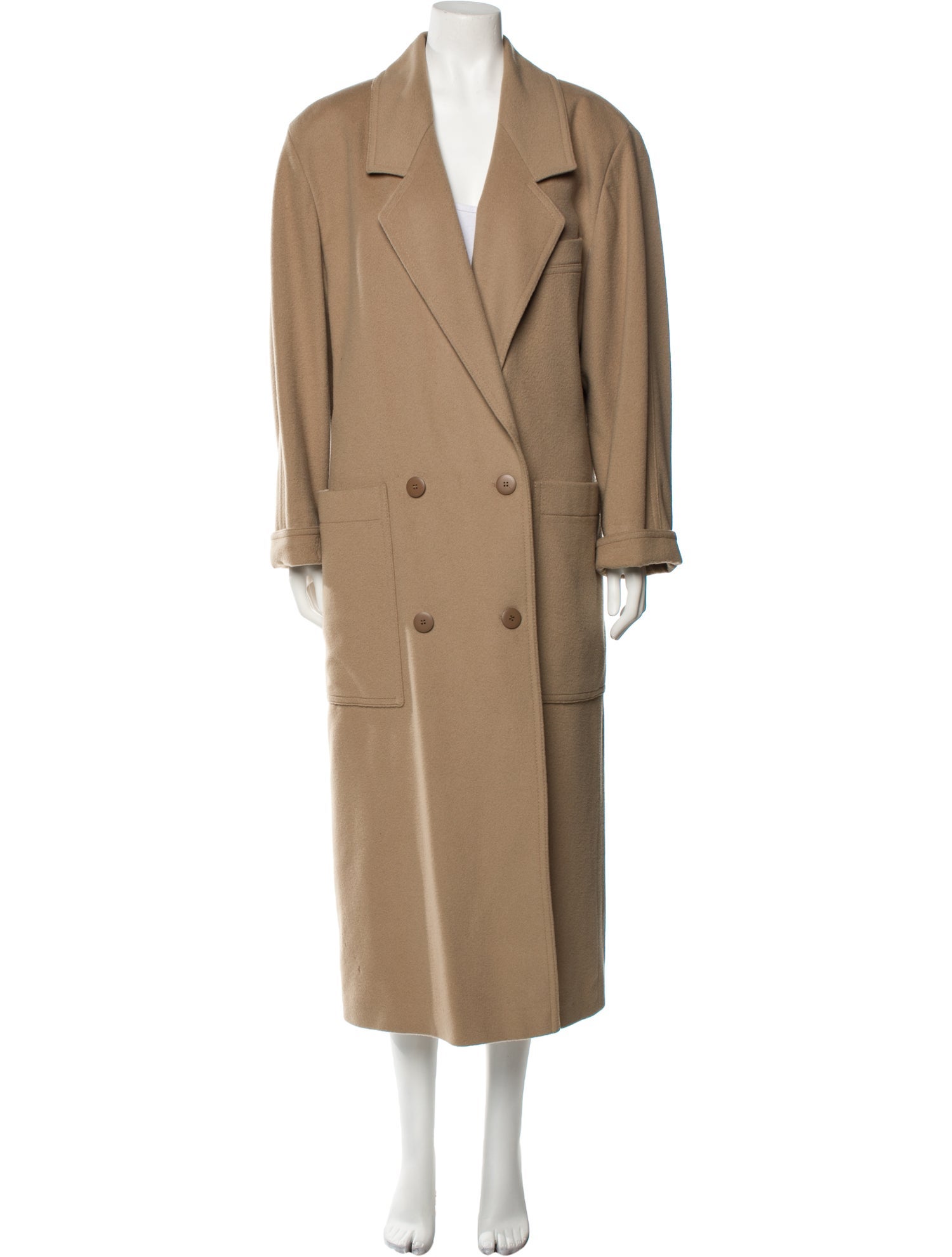 Louis Feraud Wool Trench Coat - Brown Coats, Clothing - WLOFE27998 ...