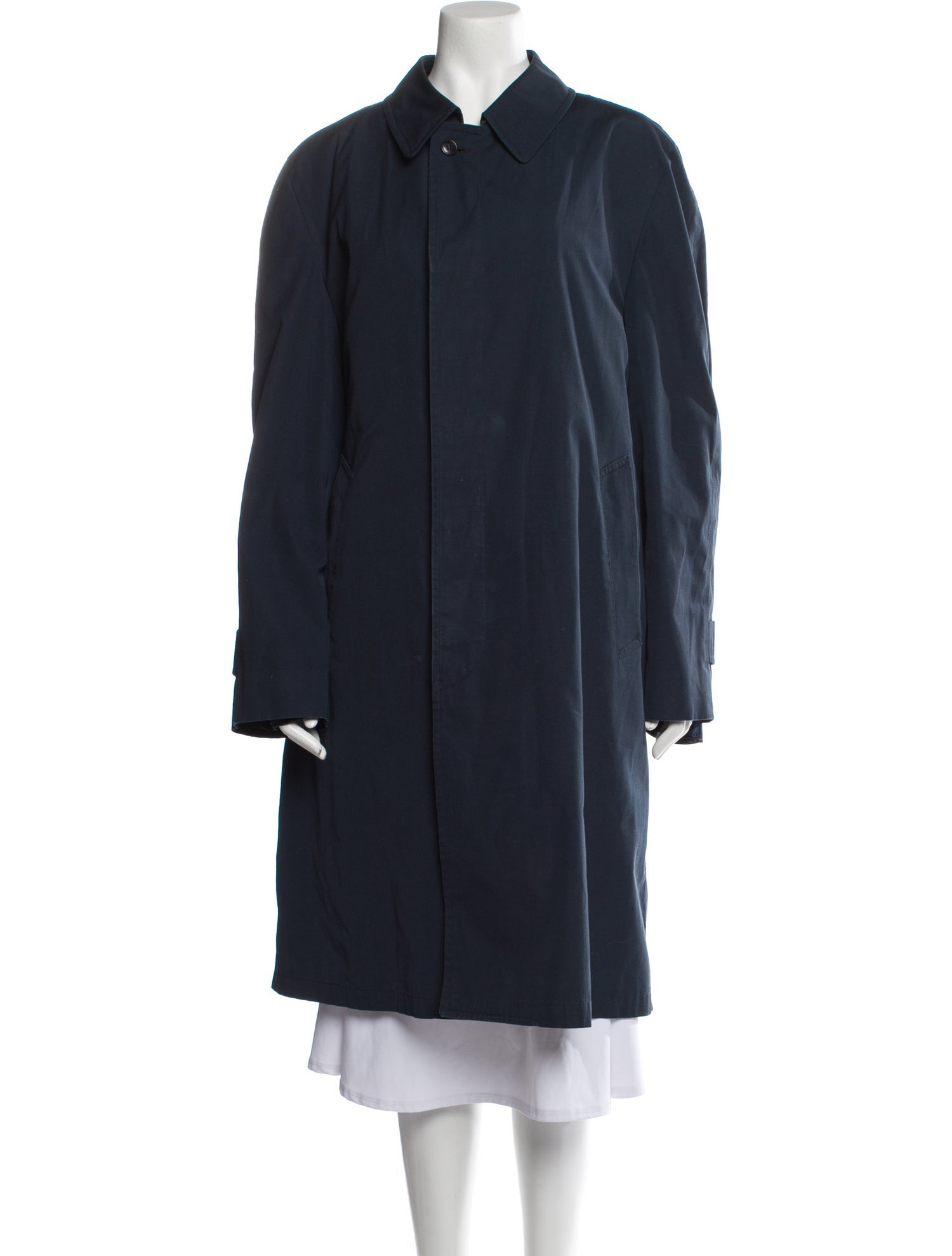 London Fog Coat - Blue Coats, Clothing - WLOFO22543 | The RealReal