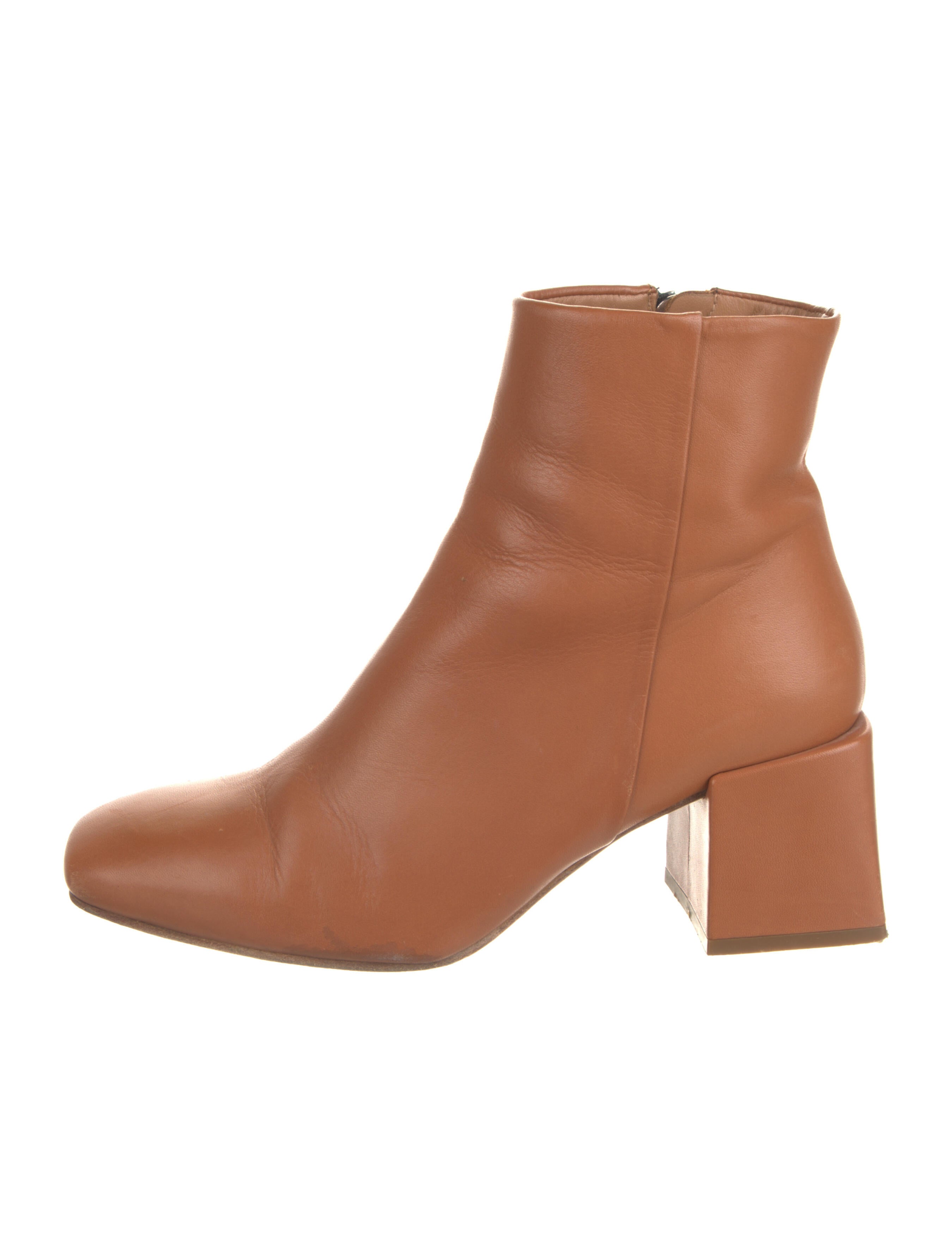 LOQ Leather Boots - Neutrals Boots, Shoes - WLOQQ21185 | The RealReal