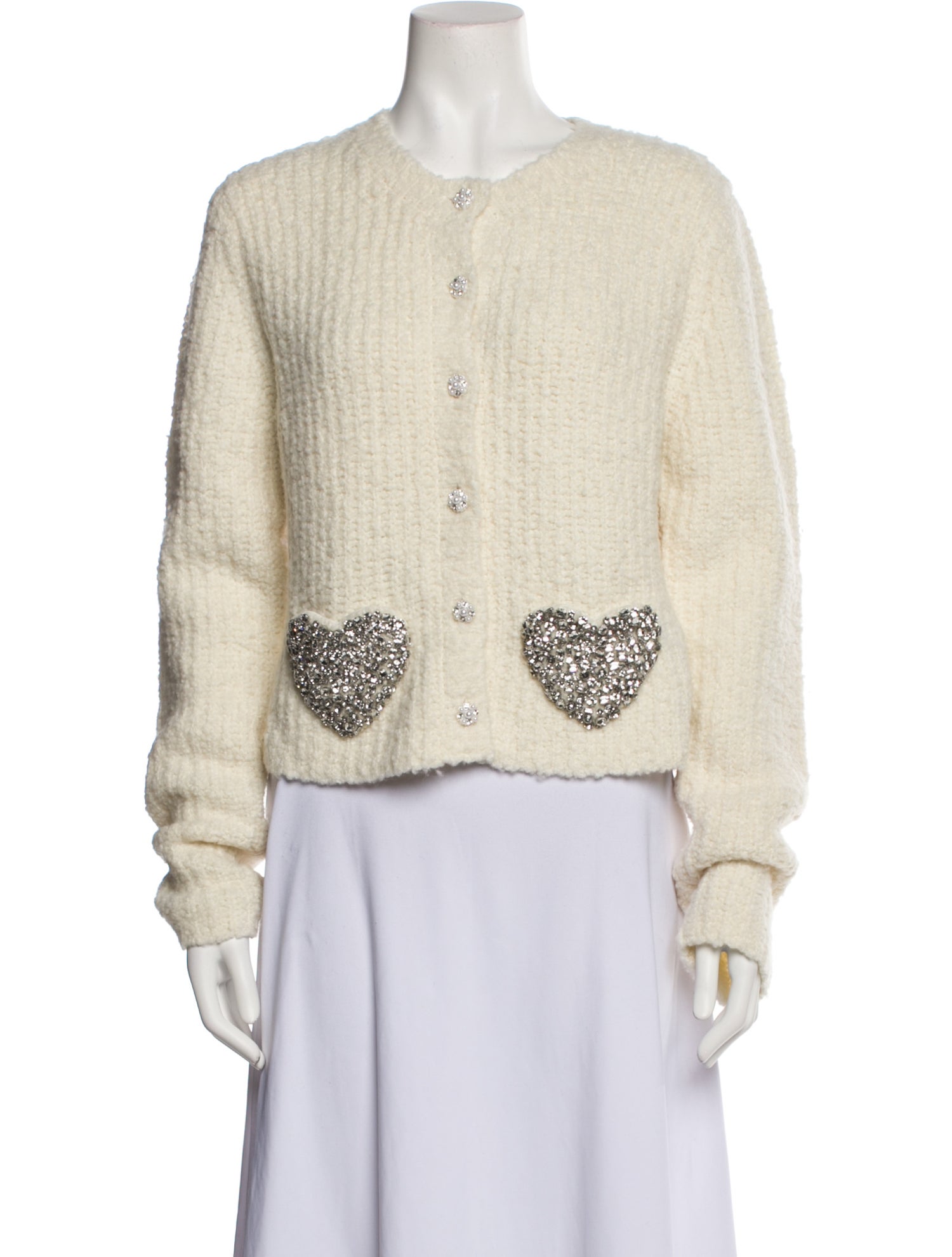 LoveShackFancy Crew Neck Sweater w/ Tags - Neutrals Knitwear, Clothing ...