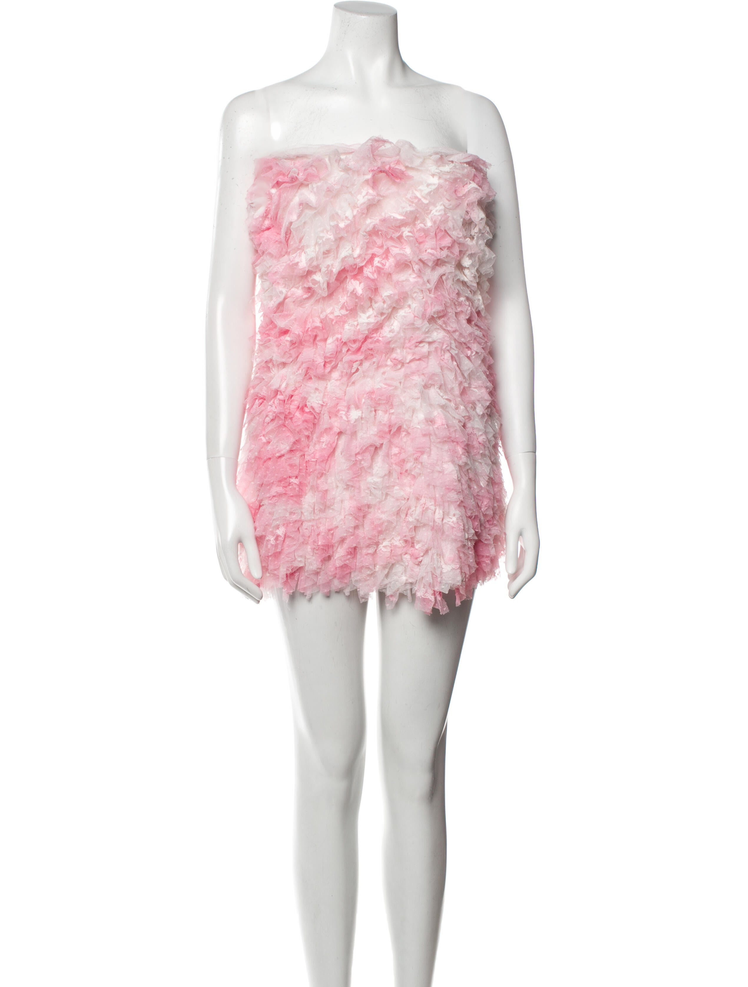 LoveShackFancy Lace Pattern Mini Dress - Pink Dresses, Clothing ...