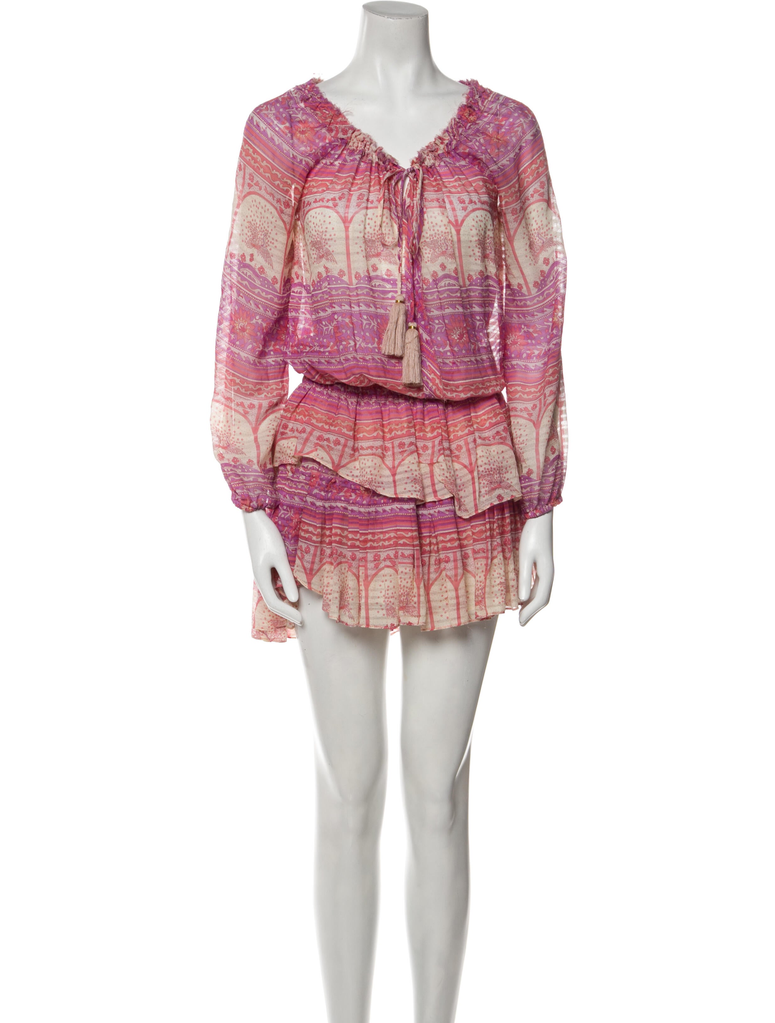 LoveShackFancy Silk Mini Dress - Dresses, Clothing - WLOSH80909 | The ...