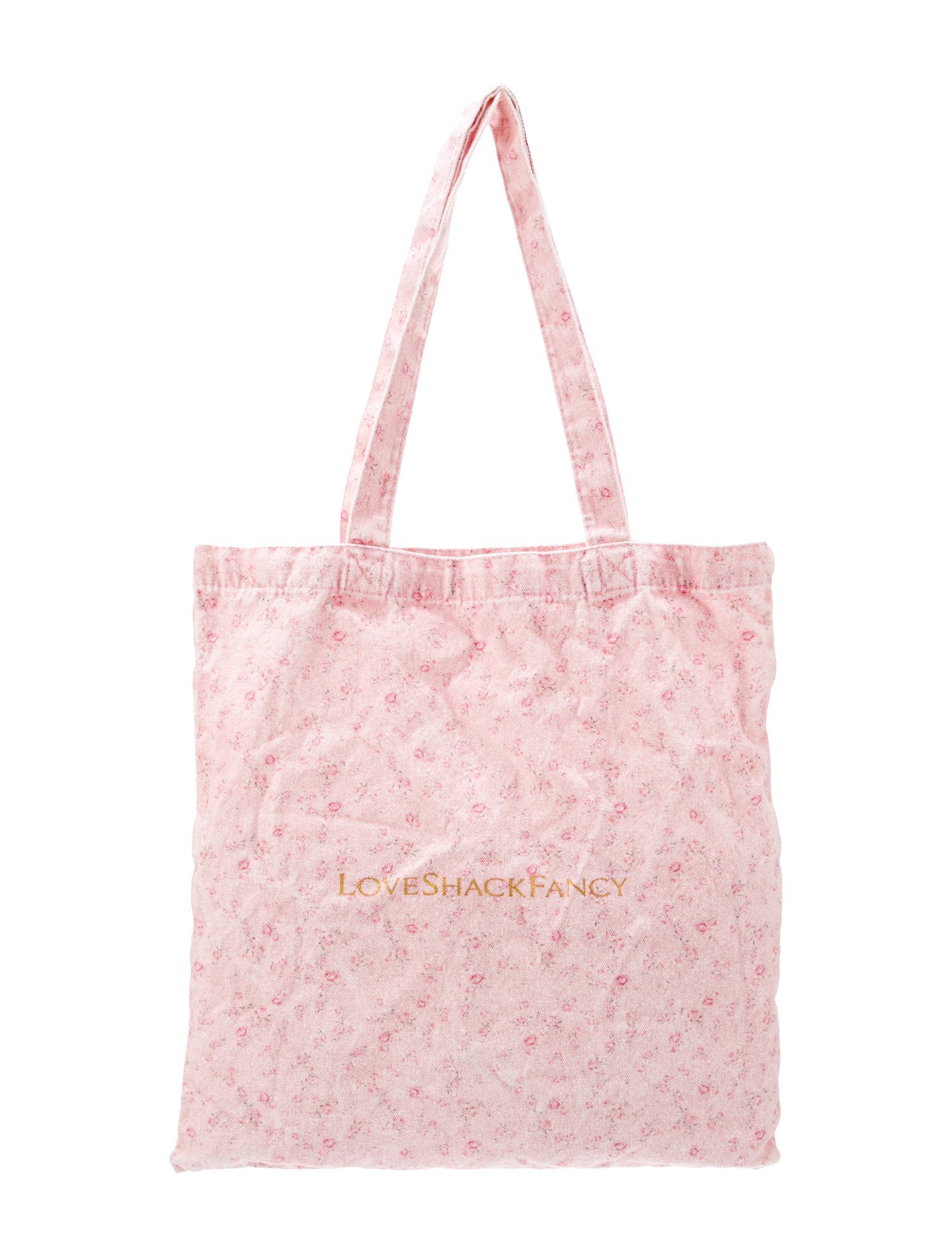 LoveShackFancy Canvas Tote Bag - Pink Totes, Handbags - WLOSH88225 ...