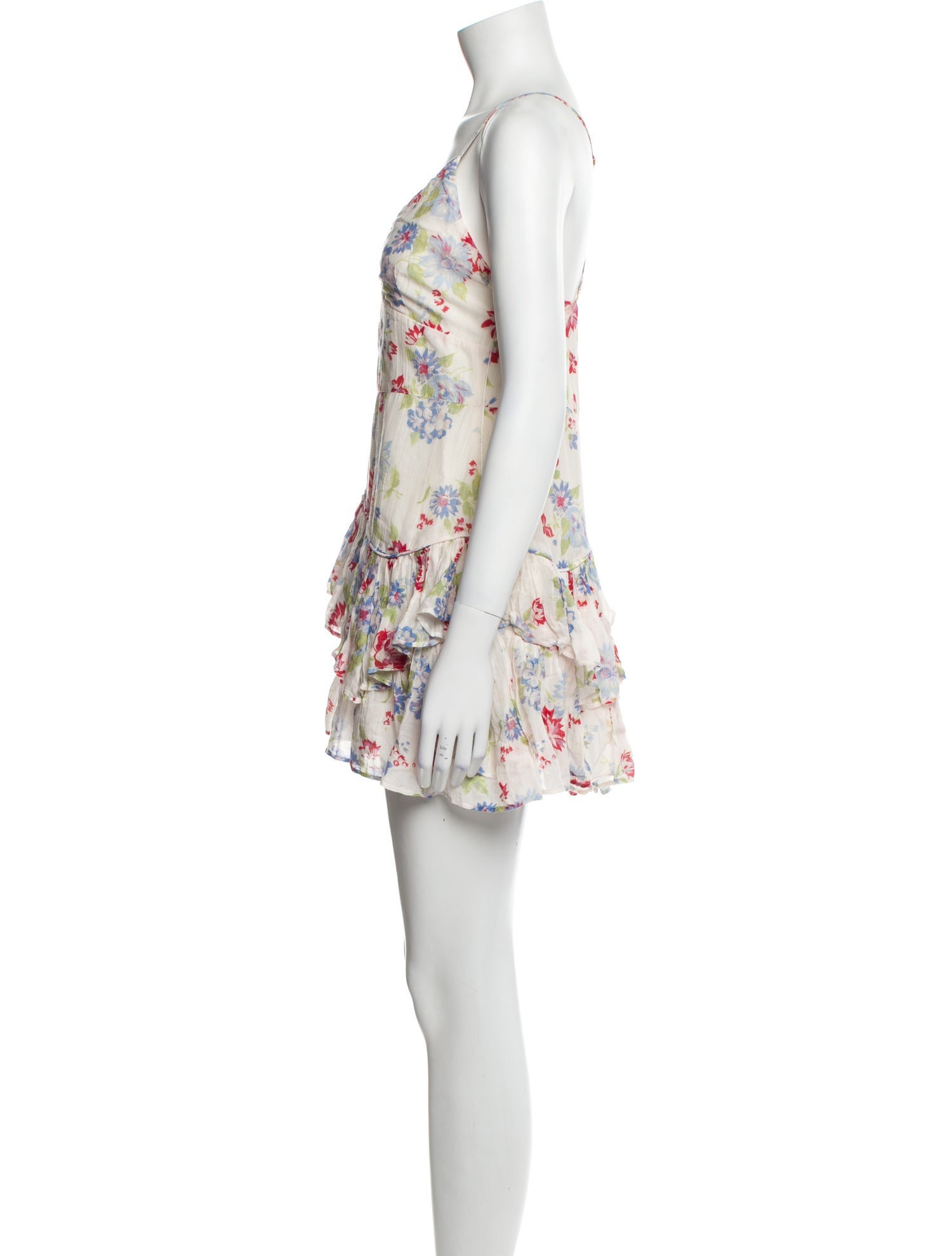LoveShackFancy Floral Print Mini Dress w/ Tags - Pink Dresses, Clothing ...