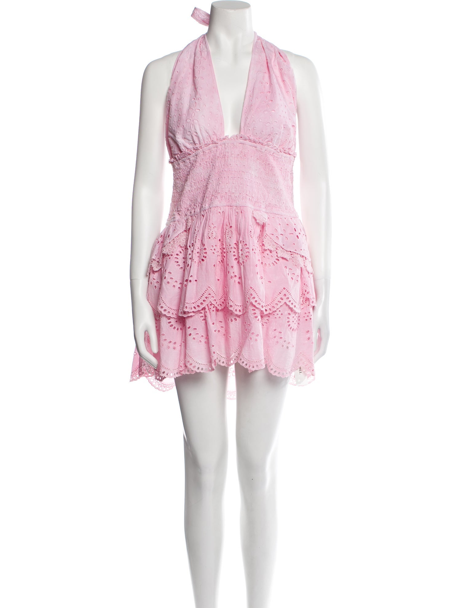 LoveShackFancy Lace Pattern Mini Dress w/ Tags - Pink Dresses, Clothing ...