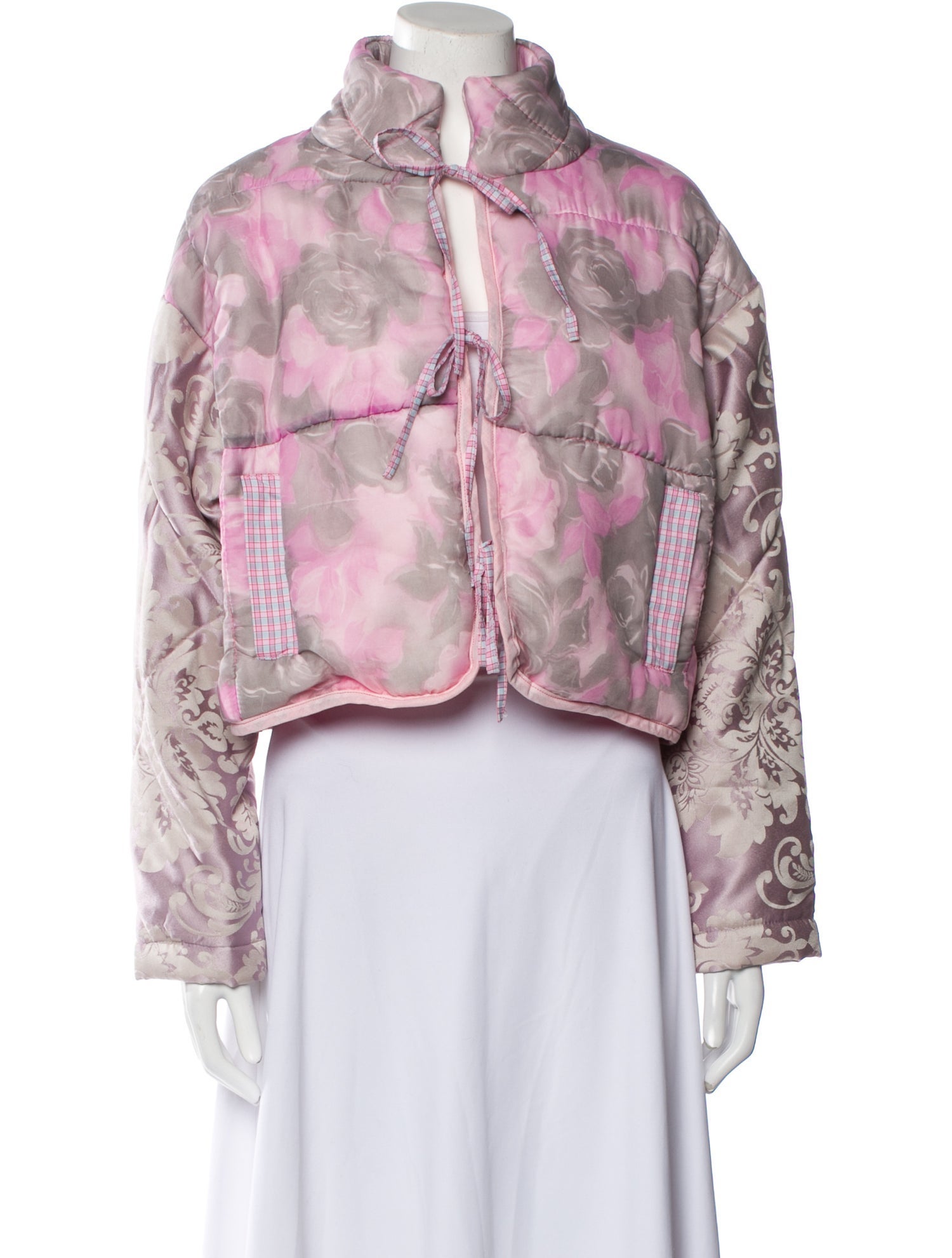LoveShackFancy Floral Print Jacket - Pink Jackets, Clothing ...