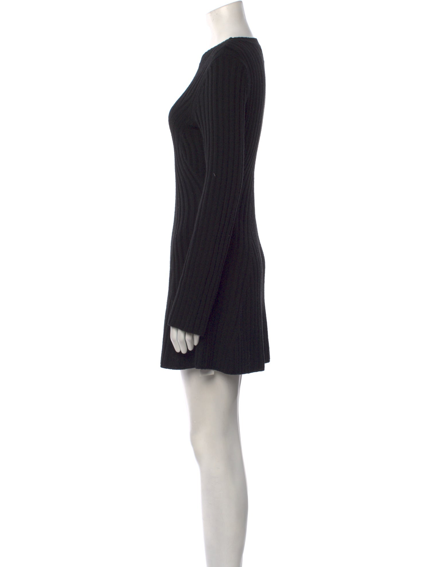Loulou Studio Wool Mini Dress - Black Dresses, Clothing - WLOUS25691 ...