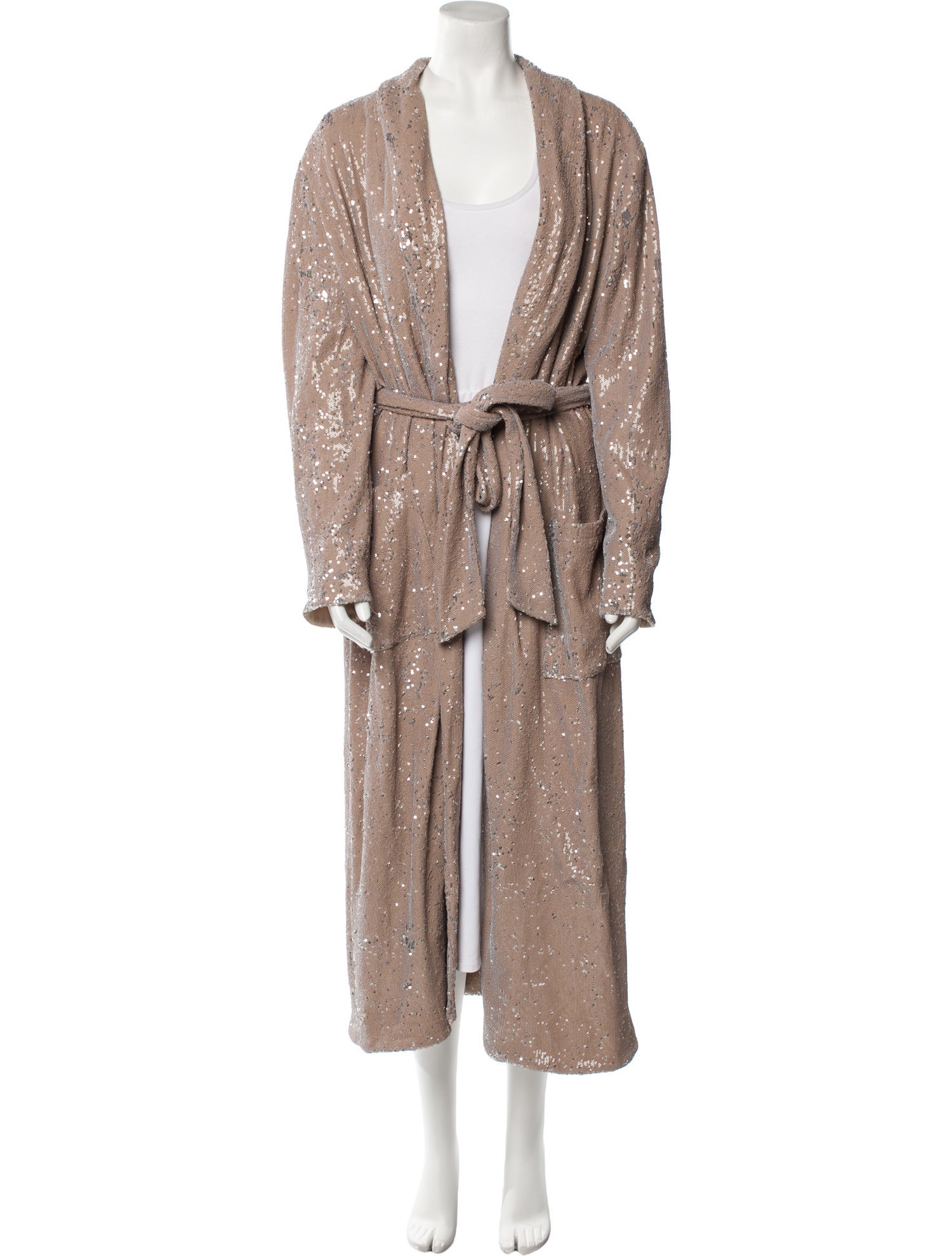 LPA Polka Dot Print Coat - Neutrals Coats, Clothing - WLPAA24900 | The RealReal