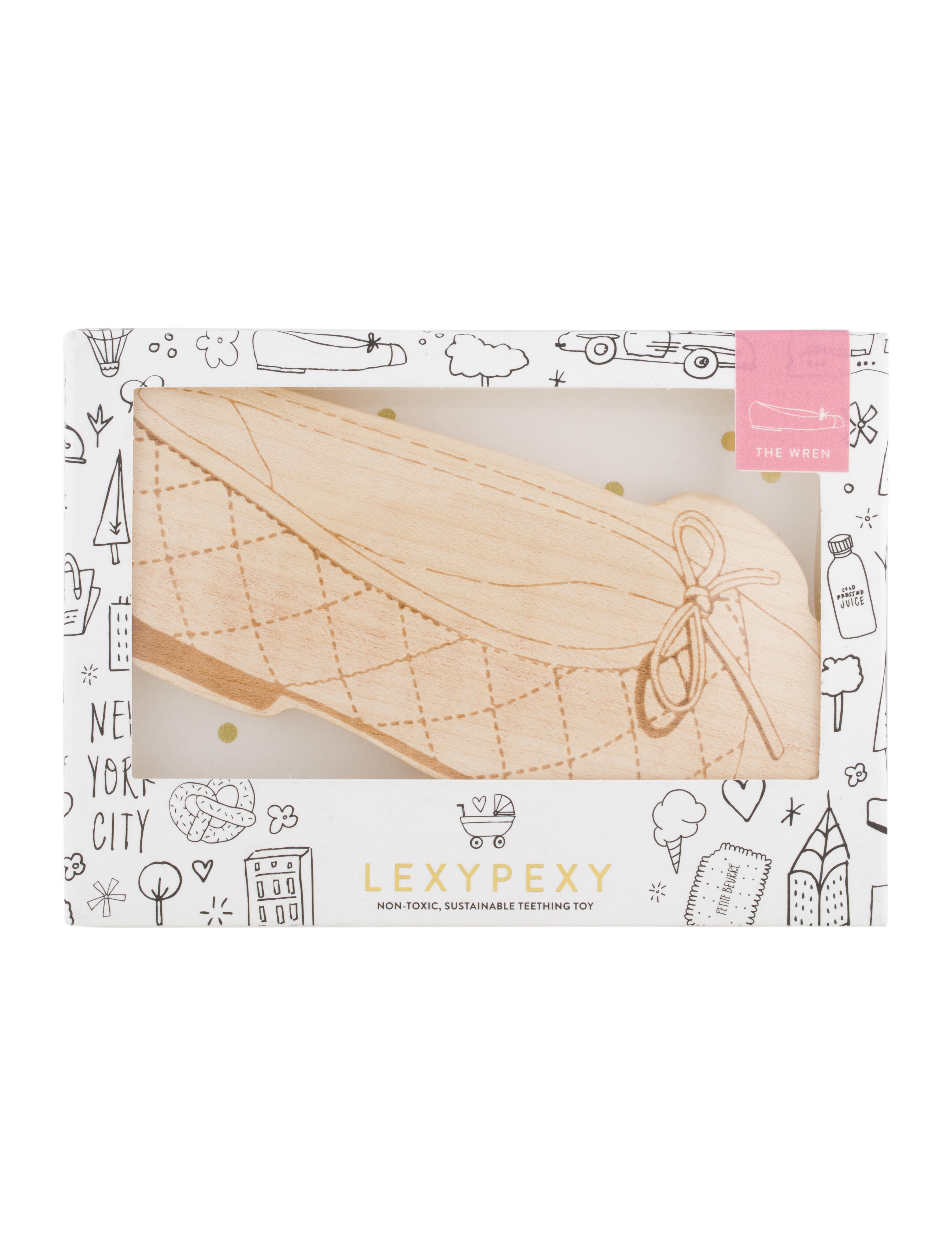 Lexy Pexy The Passport Teething Toy - Brown - WLPEX20161 | The RealReal
